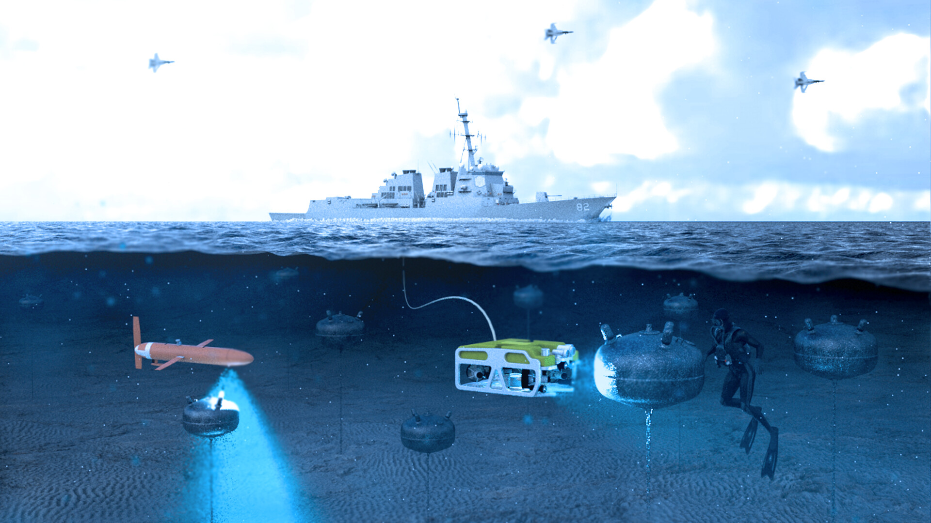 underwater minesweeper