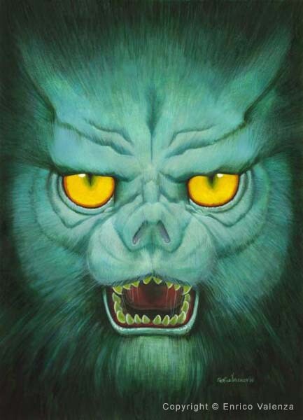 ArtStation - Blue werewolf