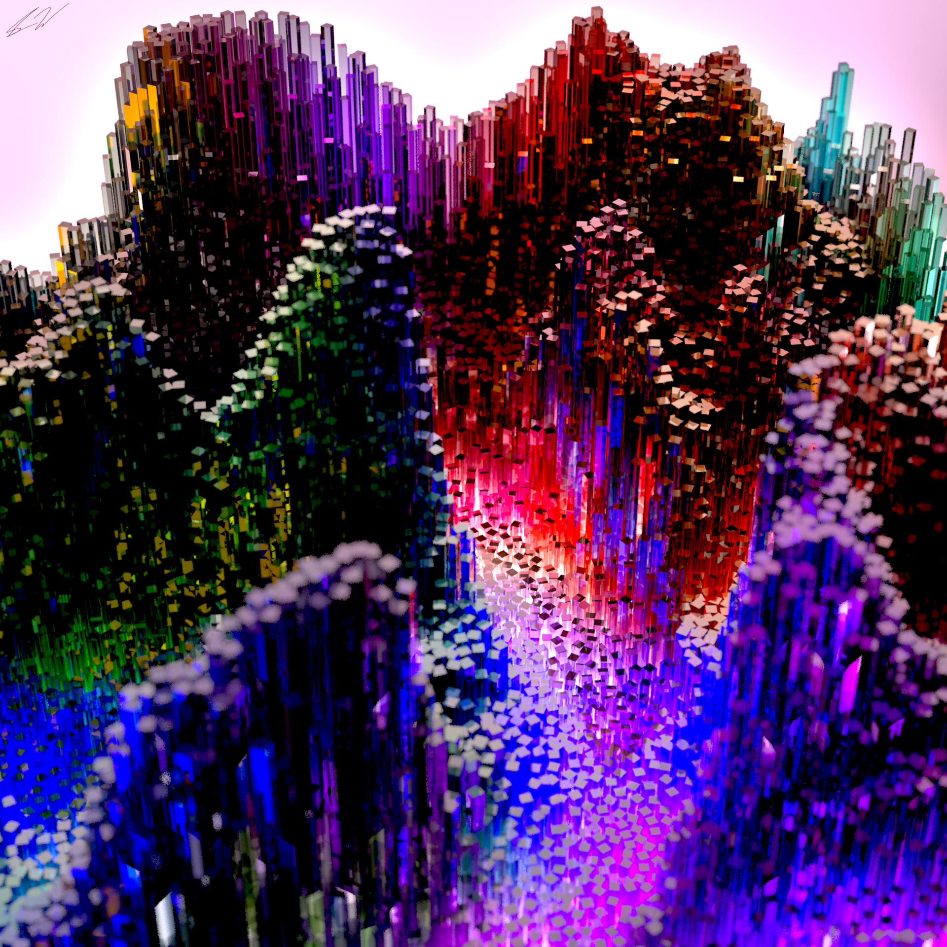 ArtStation - A Concerted Effort to See Through Mountainous Terrain