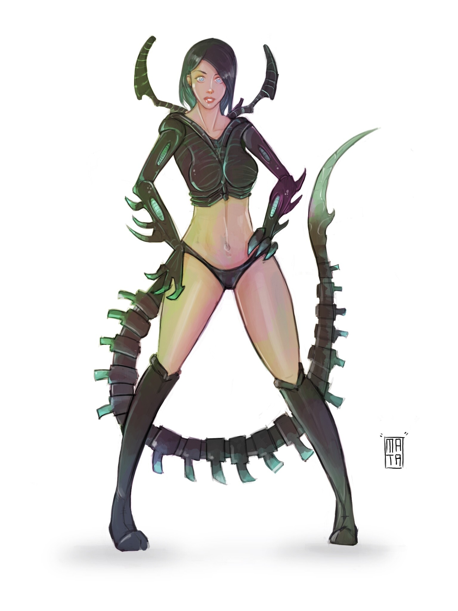 ArtStation - Xenomorph warrior