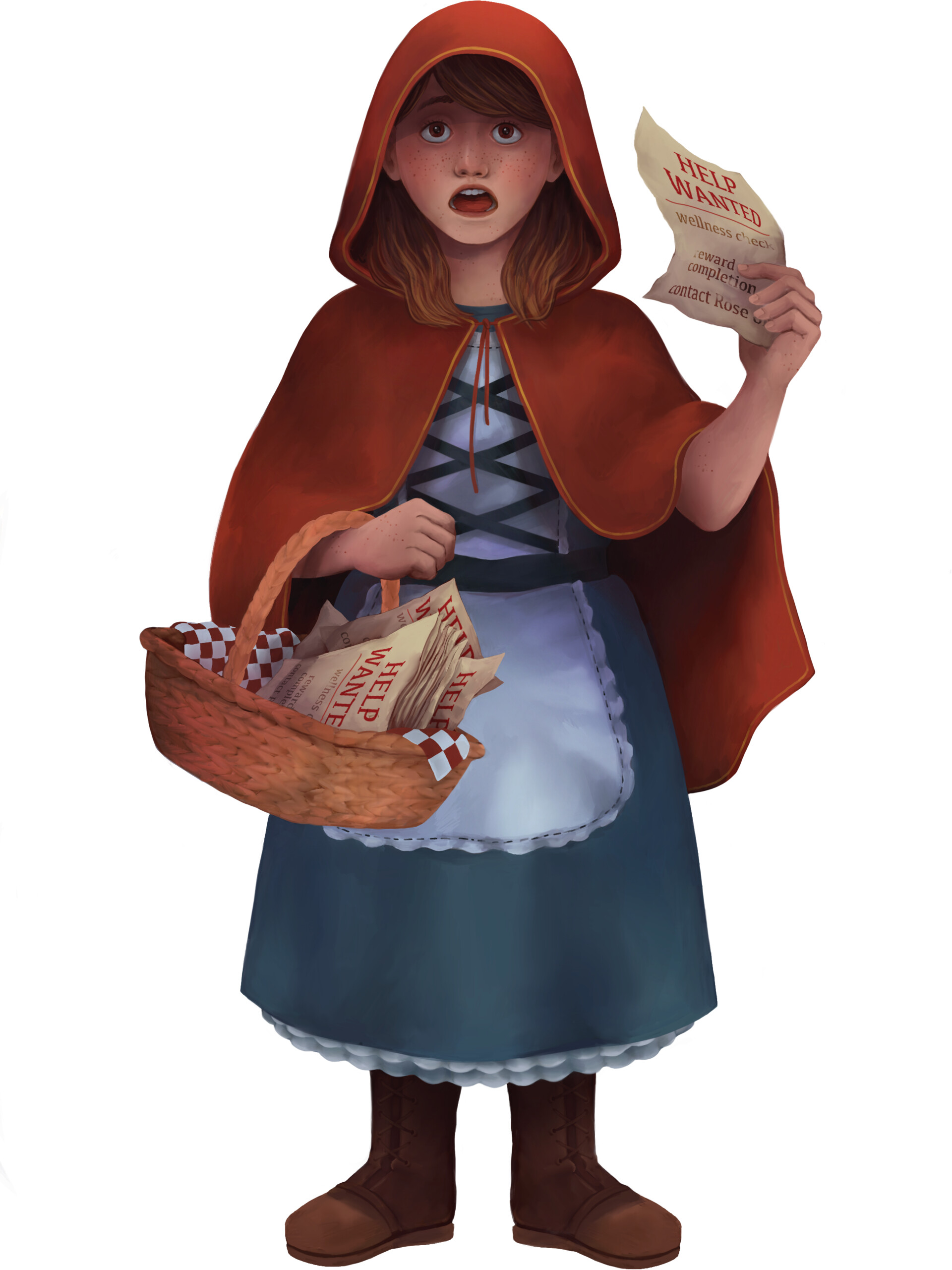 Laura Lester - Red Riding Hood, Rose