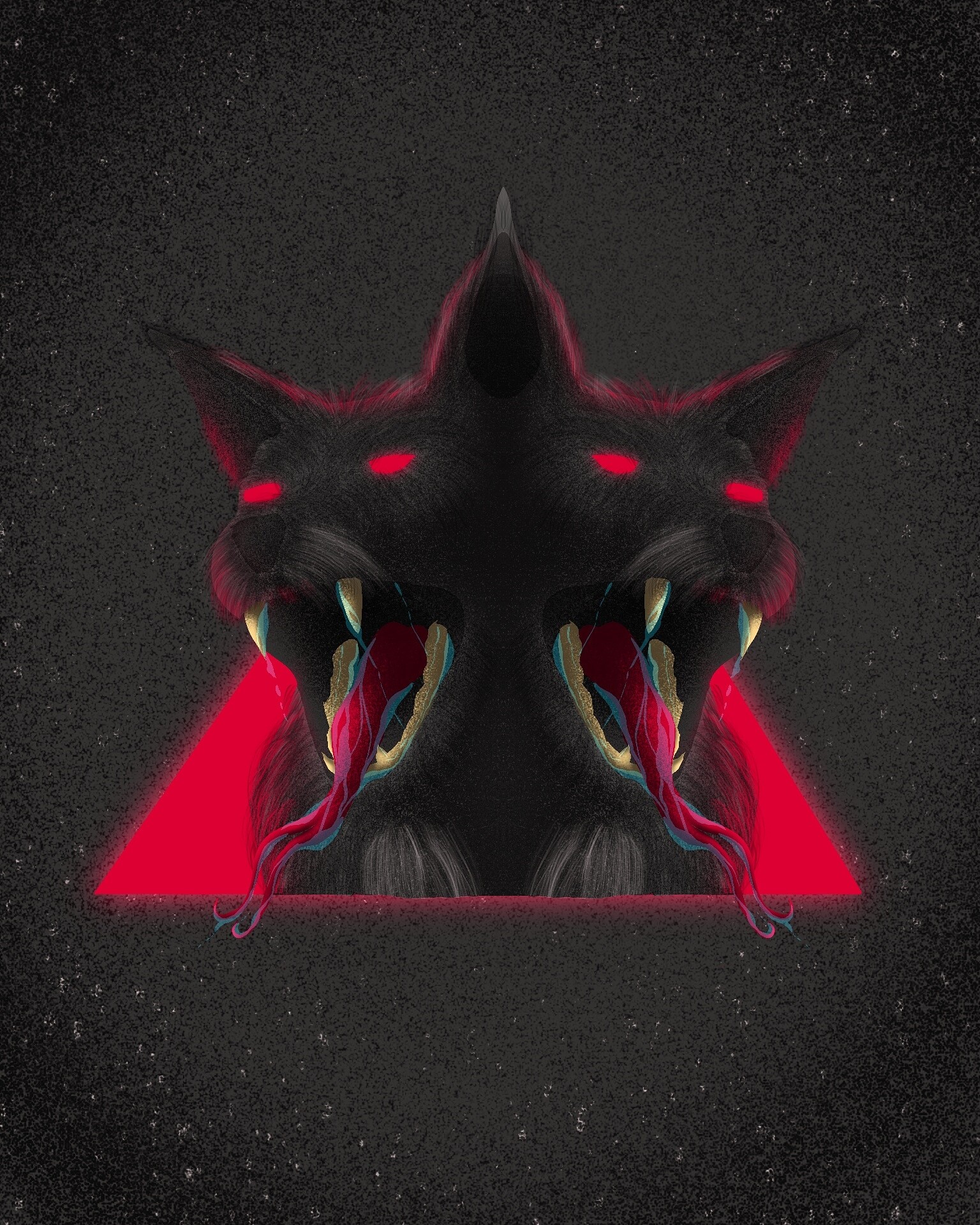 ArtStation - Two headed dog