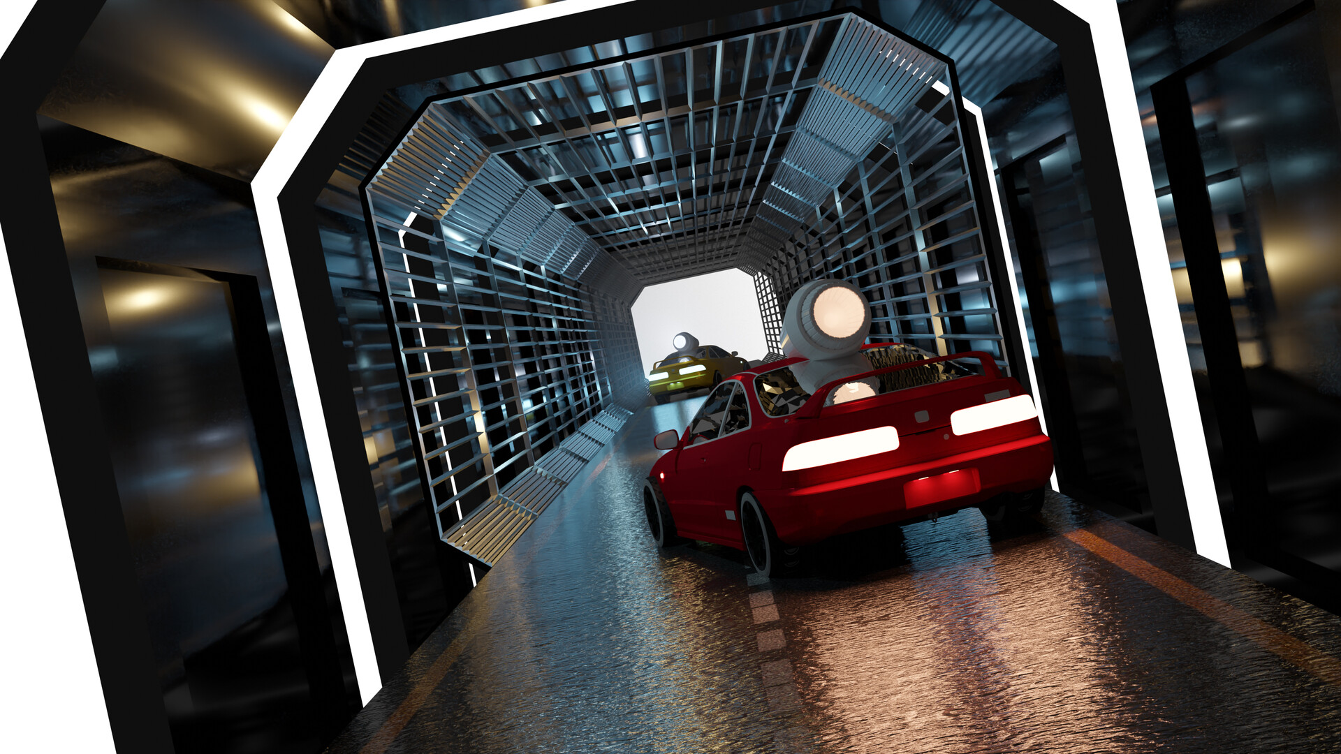 Emmanuel Nguyen - Racing Car Concept Scene Inspired by "Ready Player One"