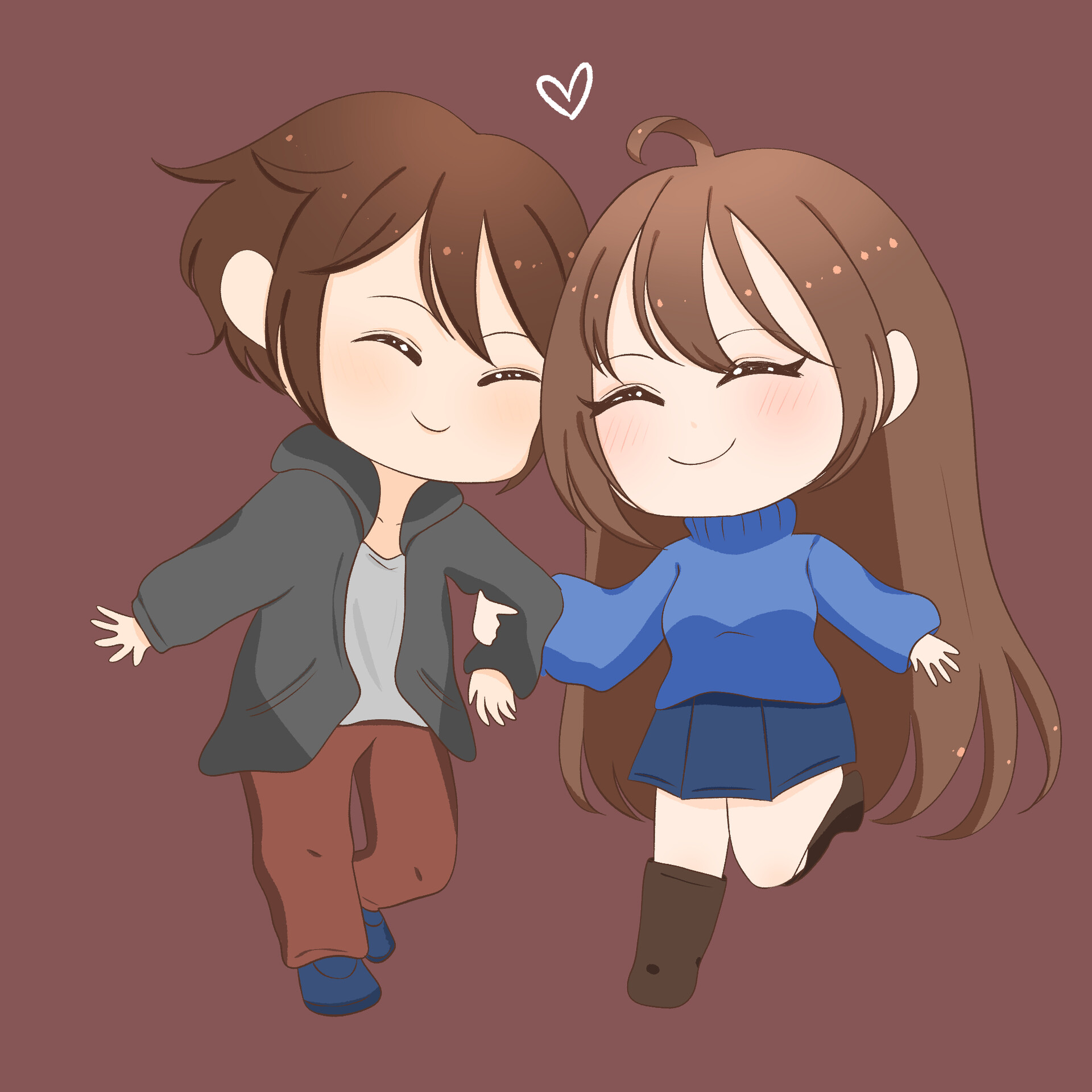 ArtStation - Chibi Couple