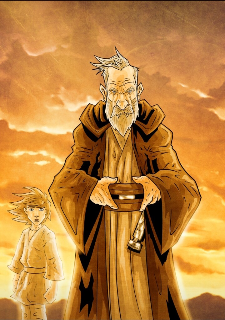 ArtStation - Obi Wan & Luke