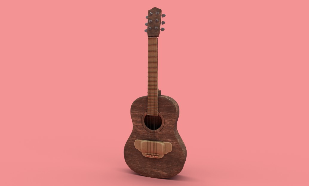 ArtStation - 3D Guitar
