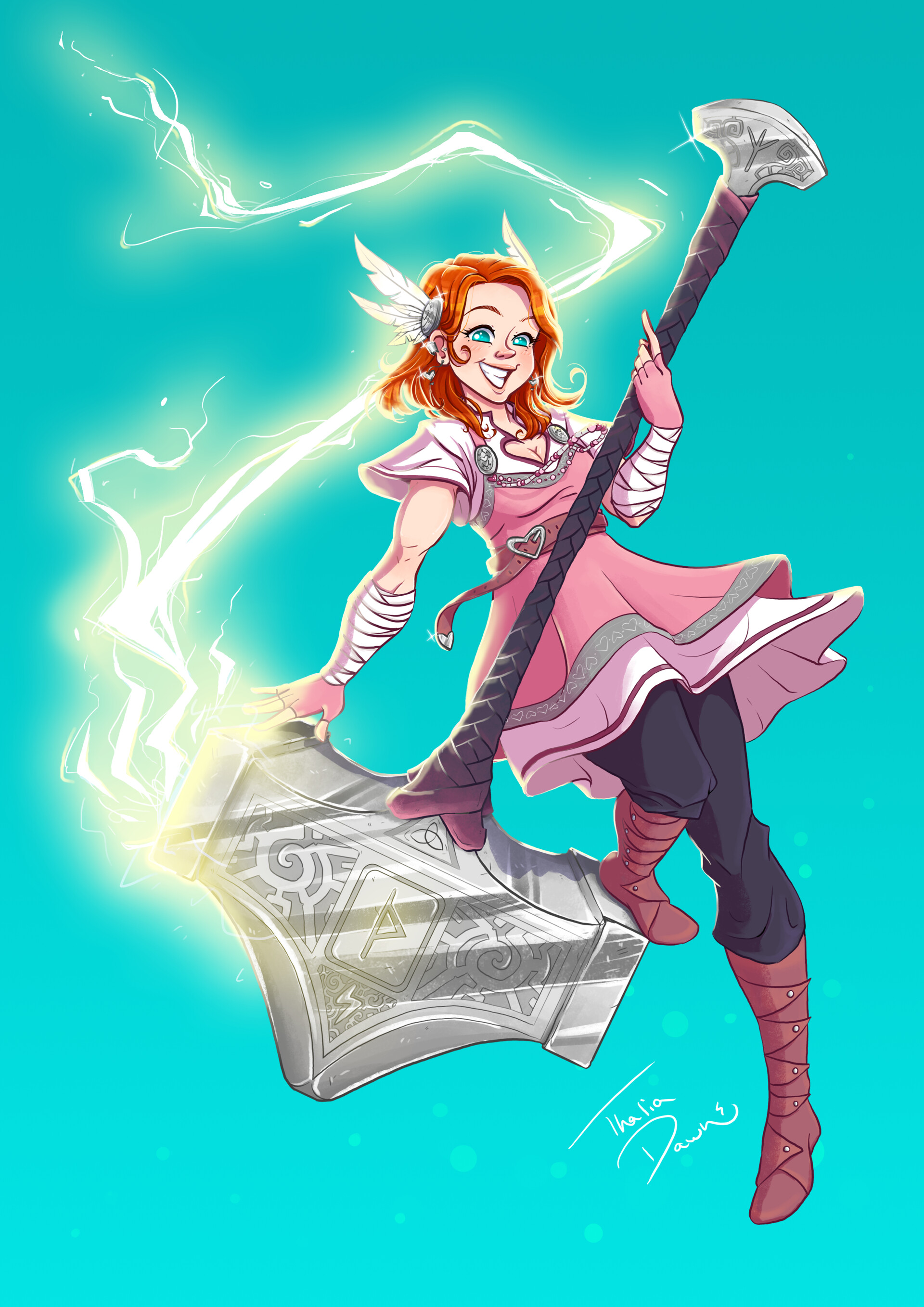 ArtStation - Thora the Barbarian