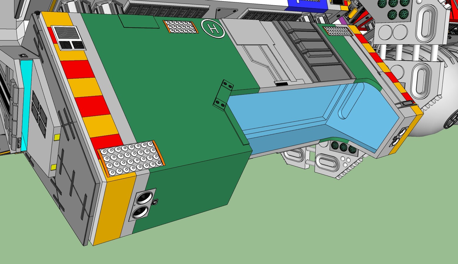Balint More Saghi - Kiith Somtaaw mothership "Kuun-Lan" based on ...