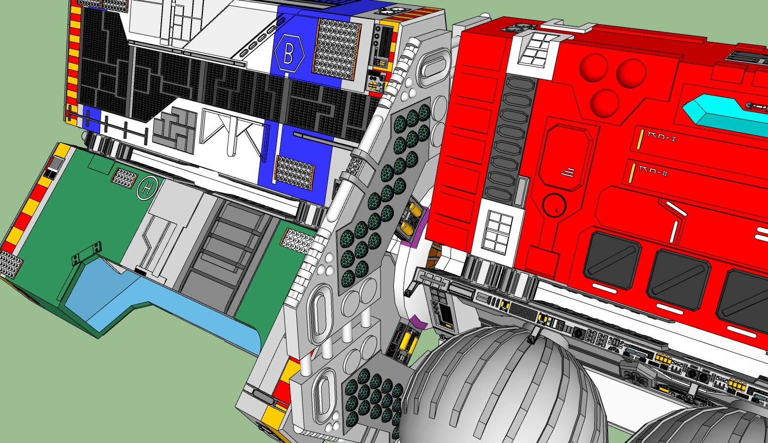 Balint More Saghi - Kiith Somtaaw mothership "Kuun-Lan" based on ...