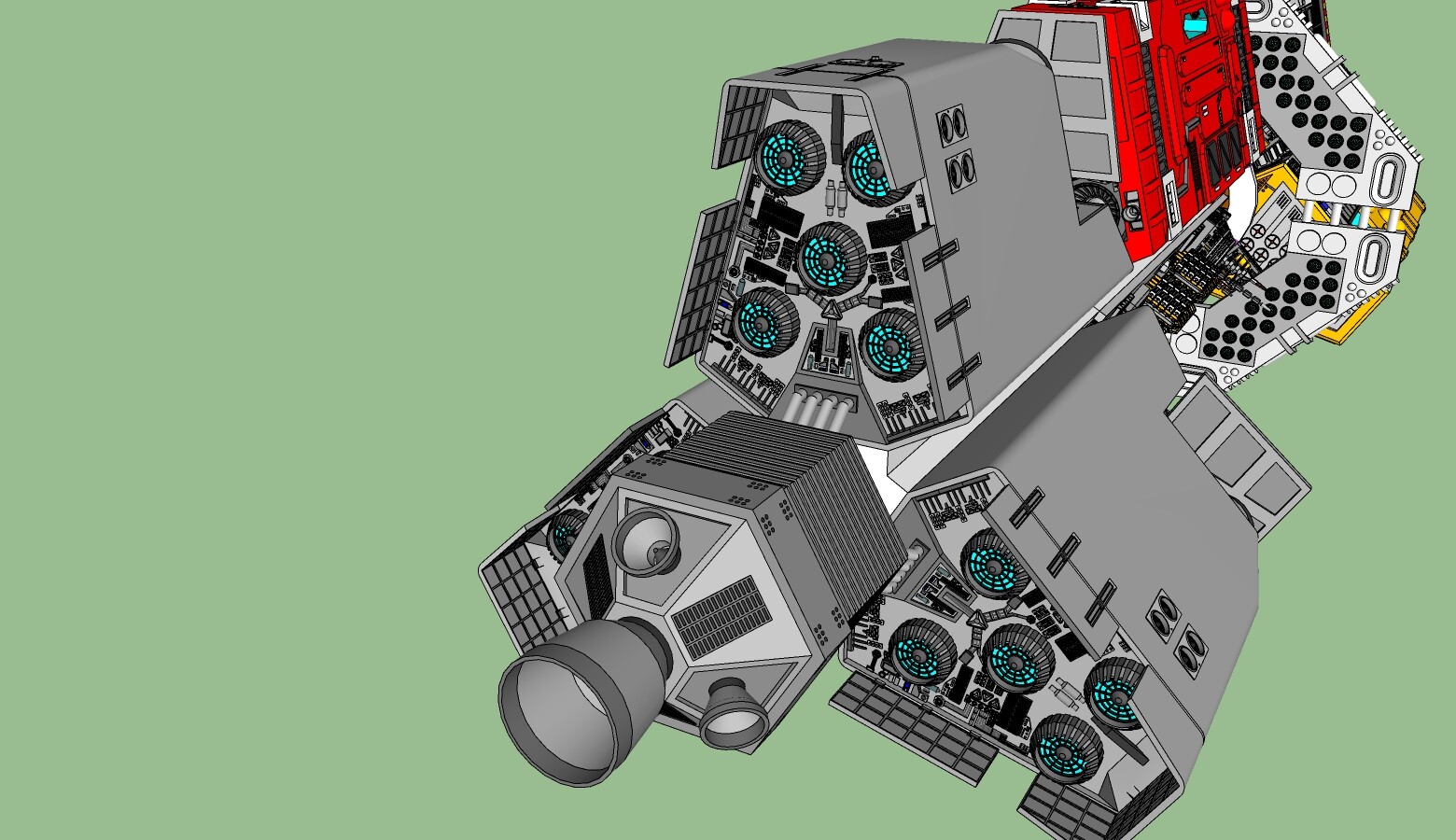 Balint More Saghi - Kiith Somtaaw mothership "Kuun-Lan" based on ...