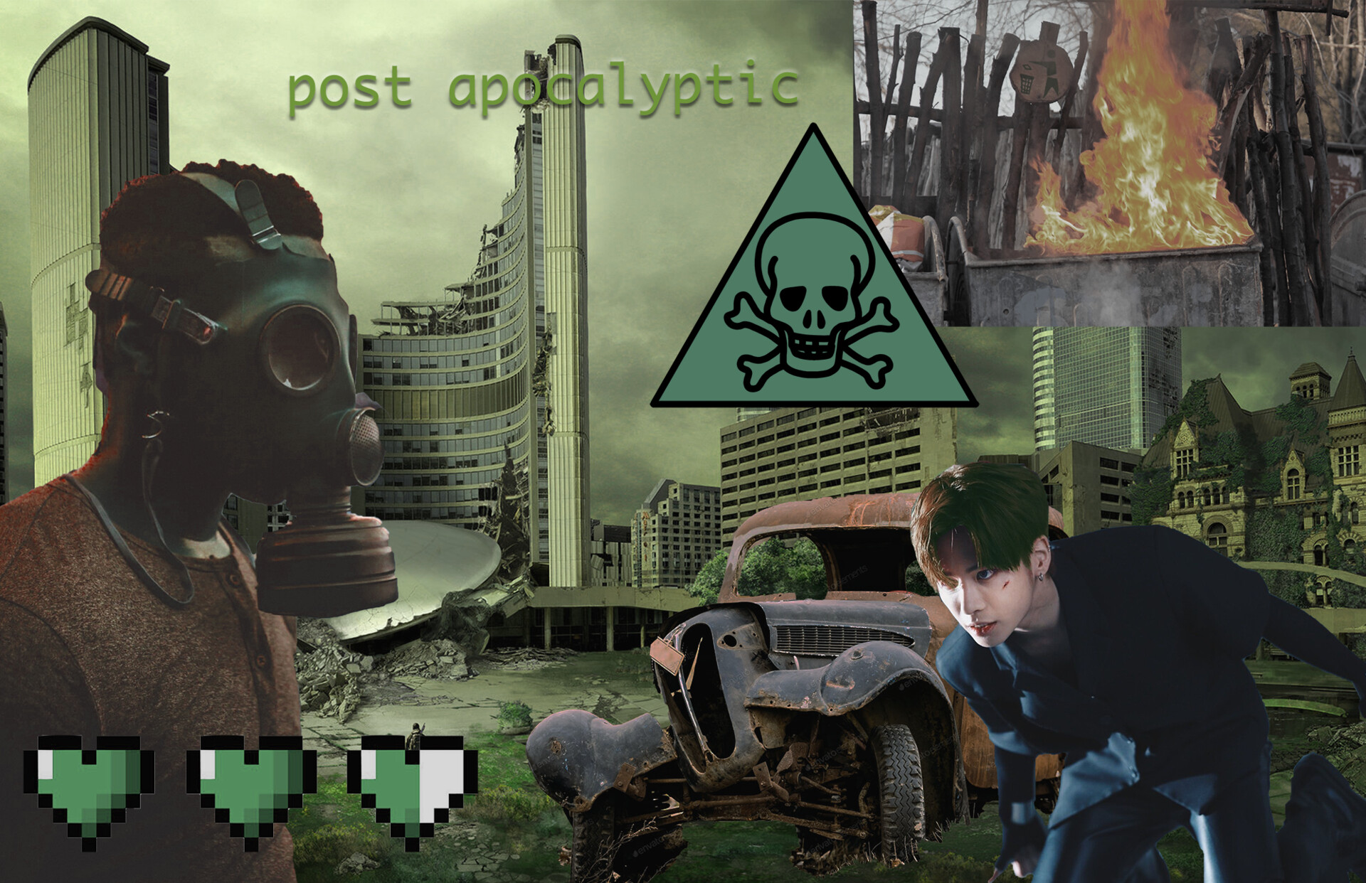 ArtStation - Post Apocalyptic Video Game Level Mood Board