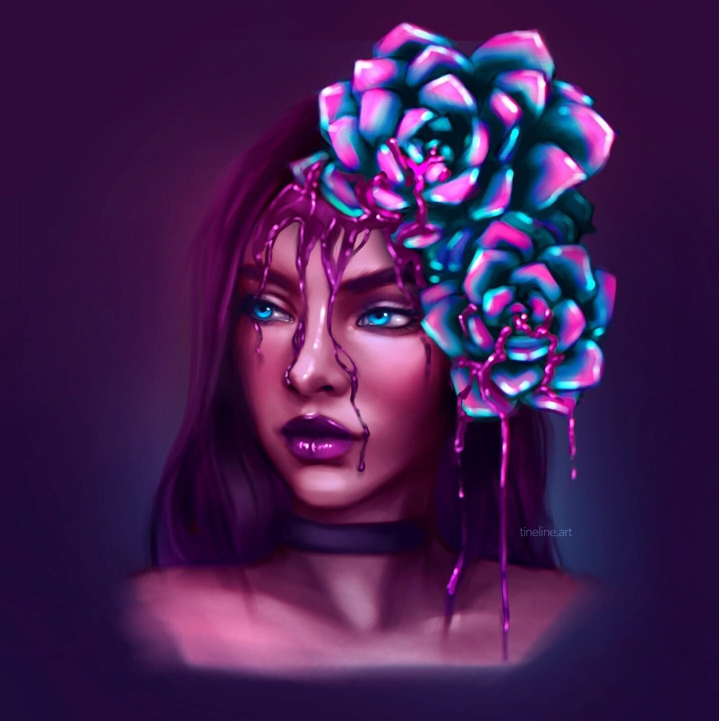 ArtStation - Succulenta Portrait Digital Art