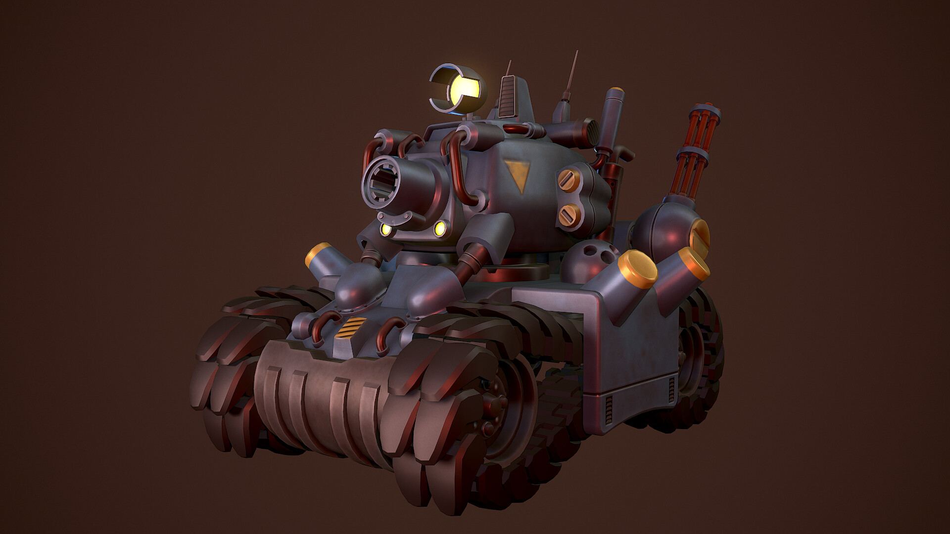 ArtStation - Tank from Metal Slug game