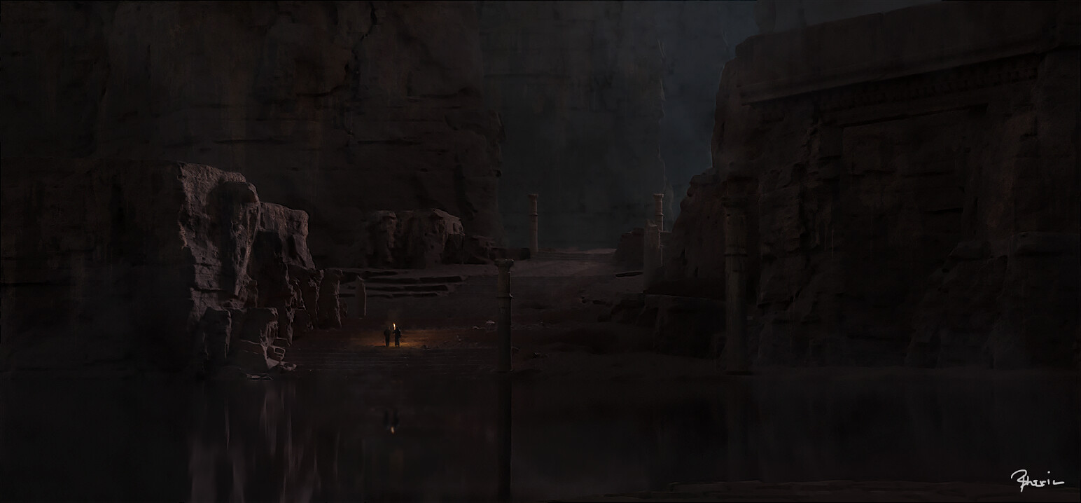 ArtStation - FOLLOWING THE GODS PATH