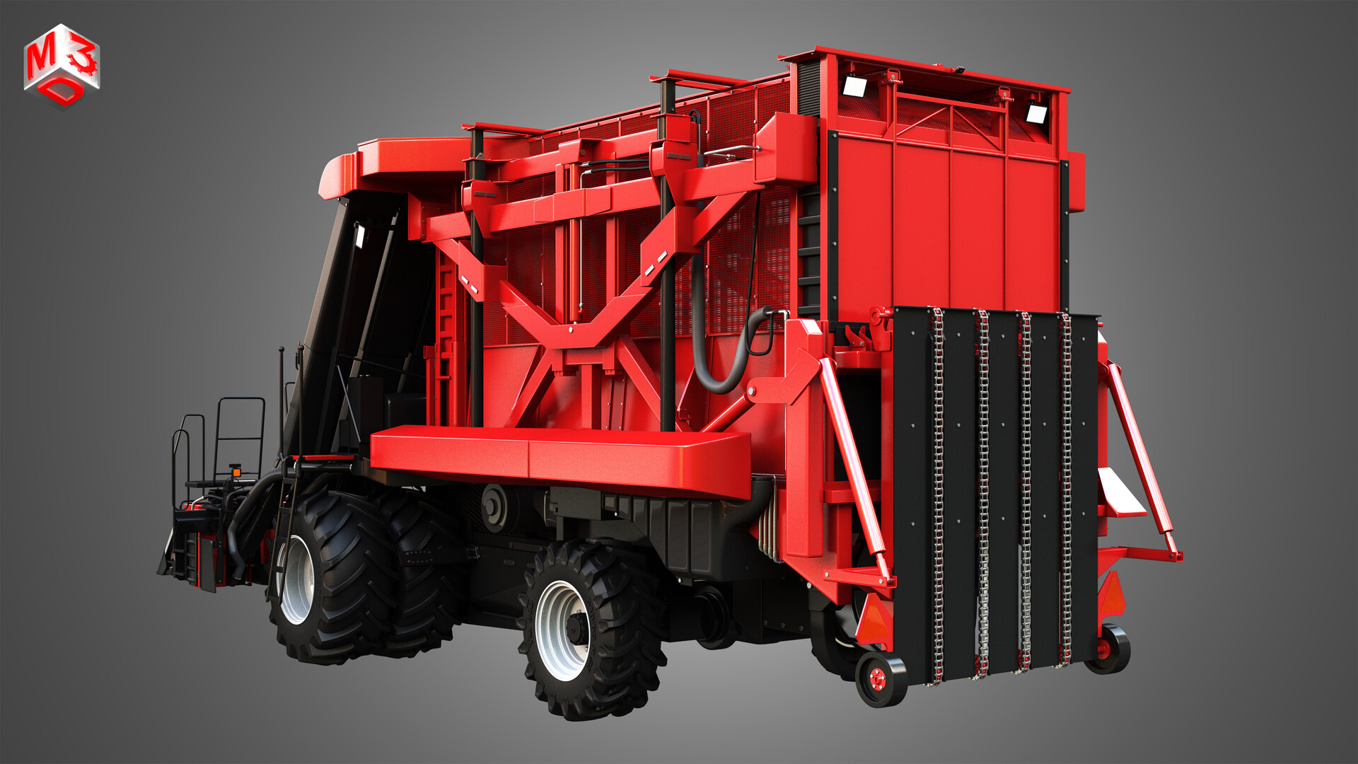 Markos 3d - Module Express 635 Cotton Pickers 3D model