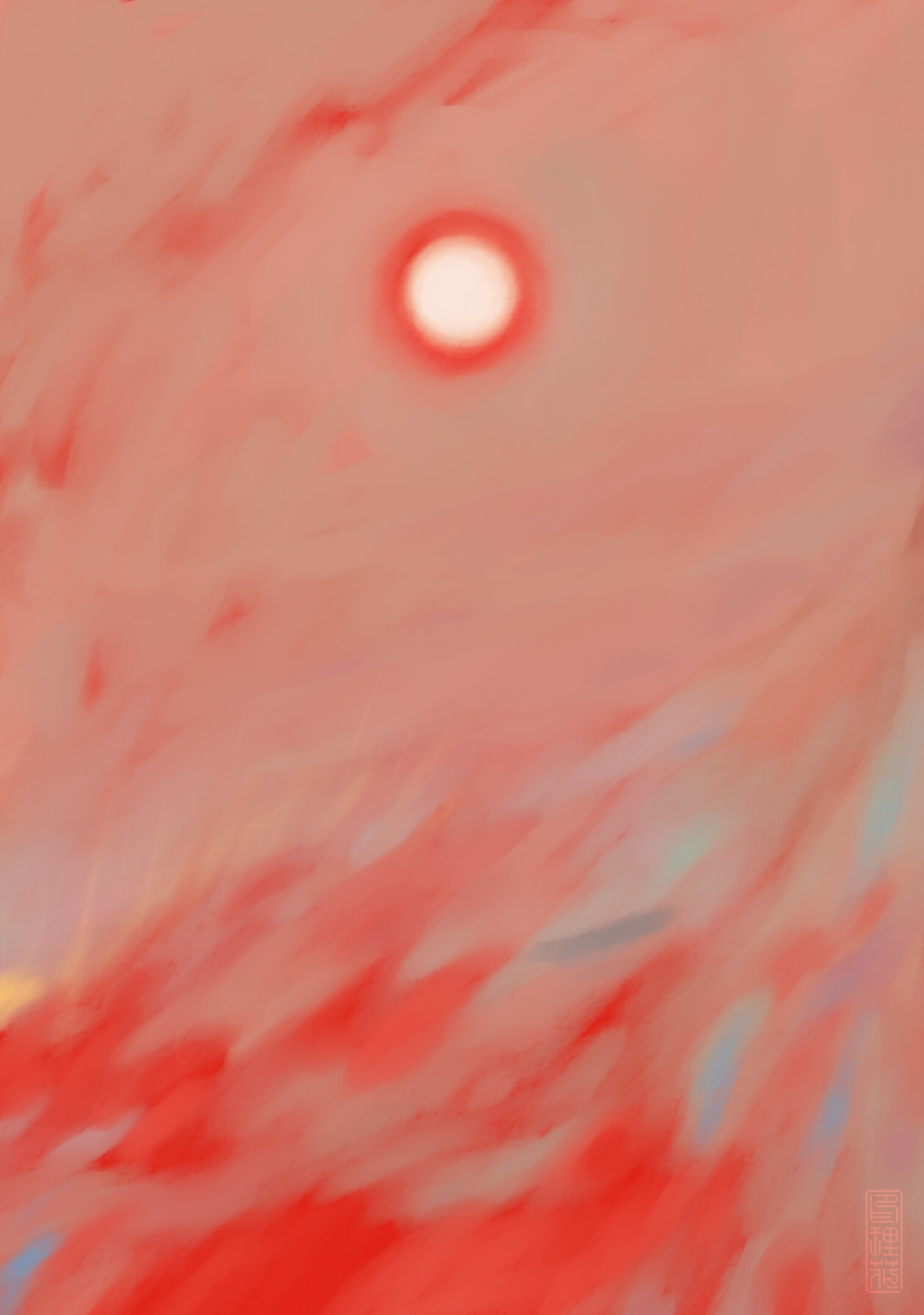 ArtStation - red sun