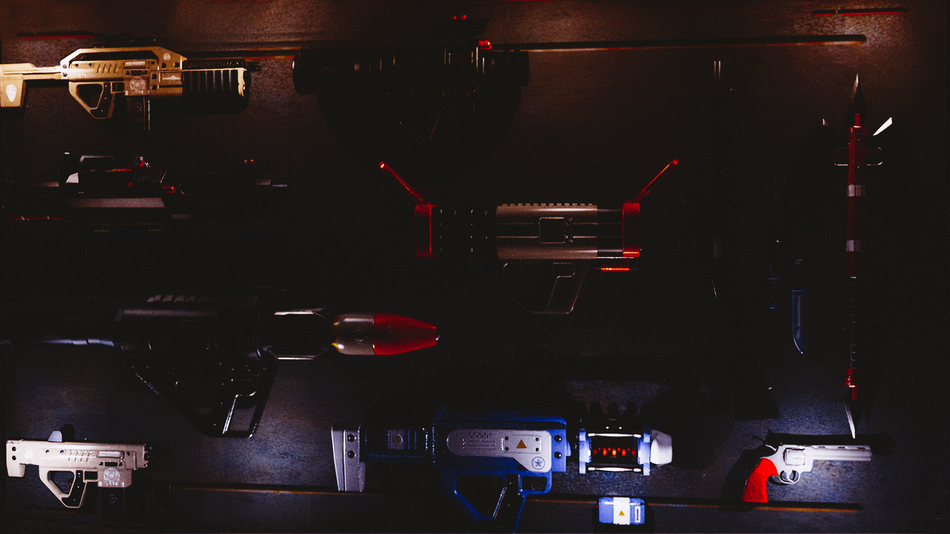 ArtStation - weapons wall