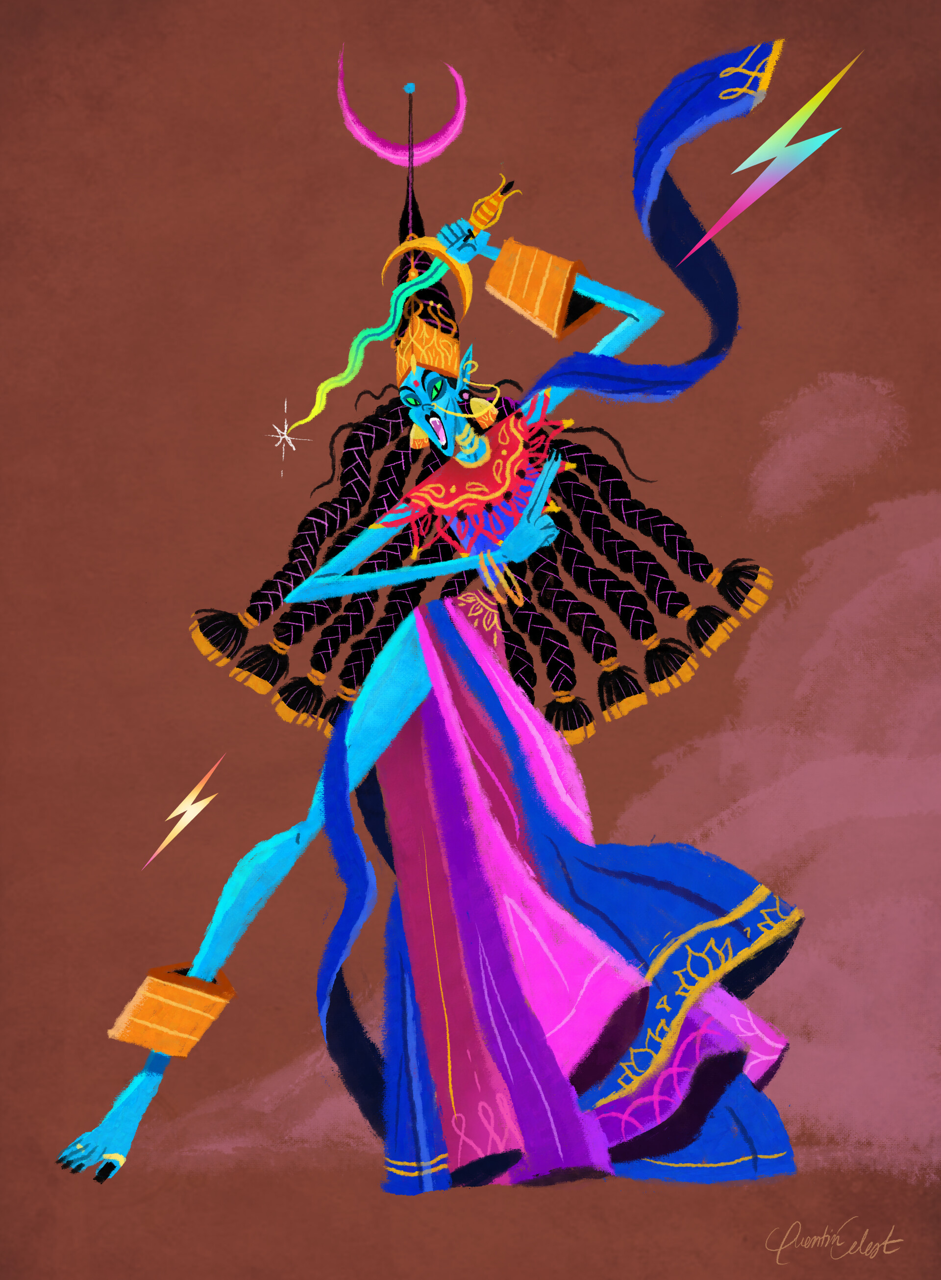 ArtStation - indian god