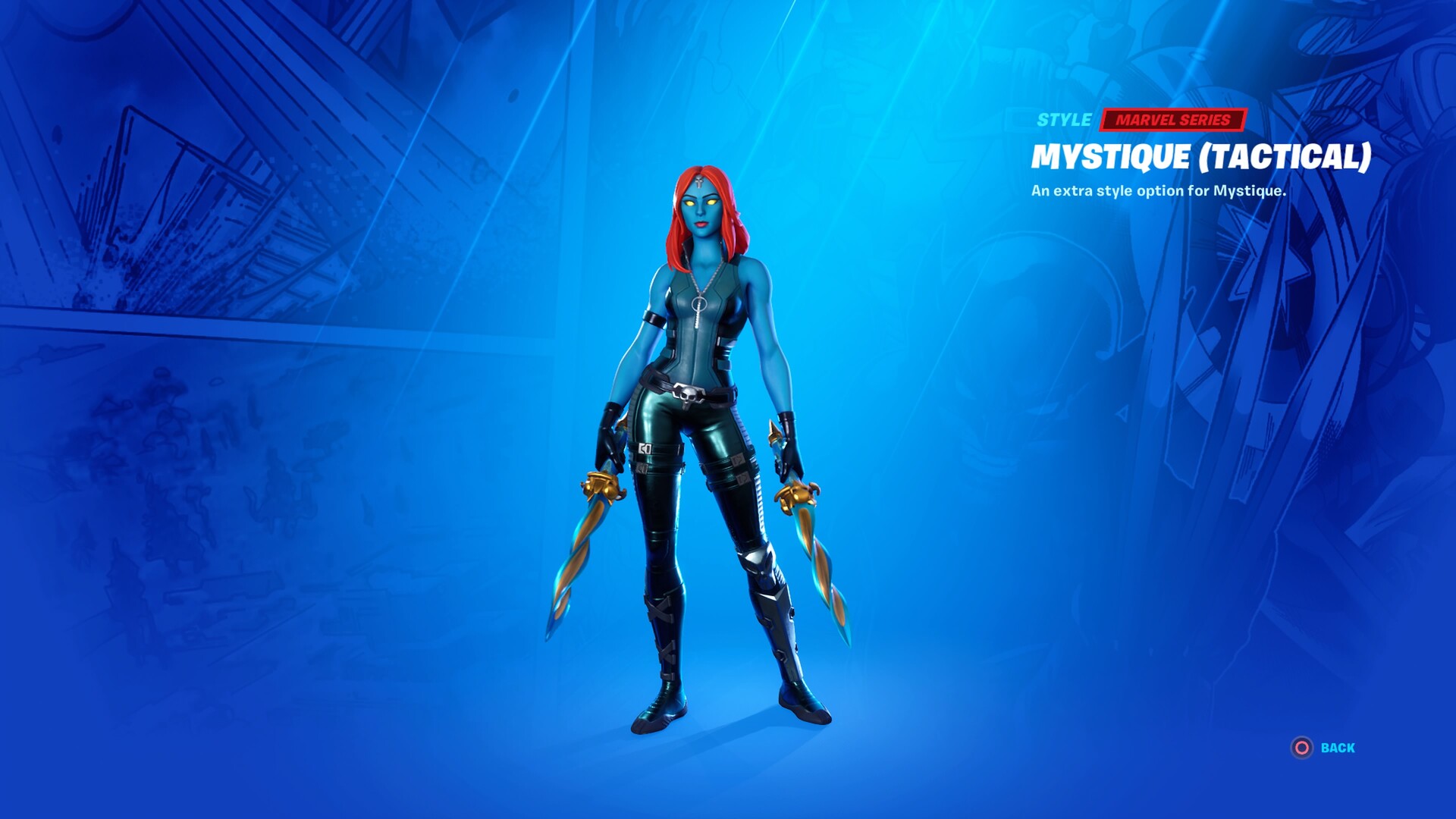 Justin Holt - FORTNITE | MYSTIQUE SKIN (DARK VARIANT)