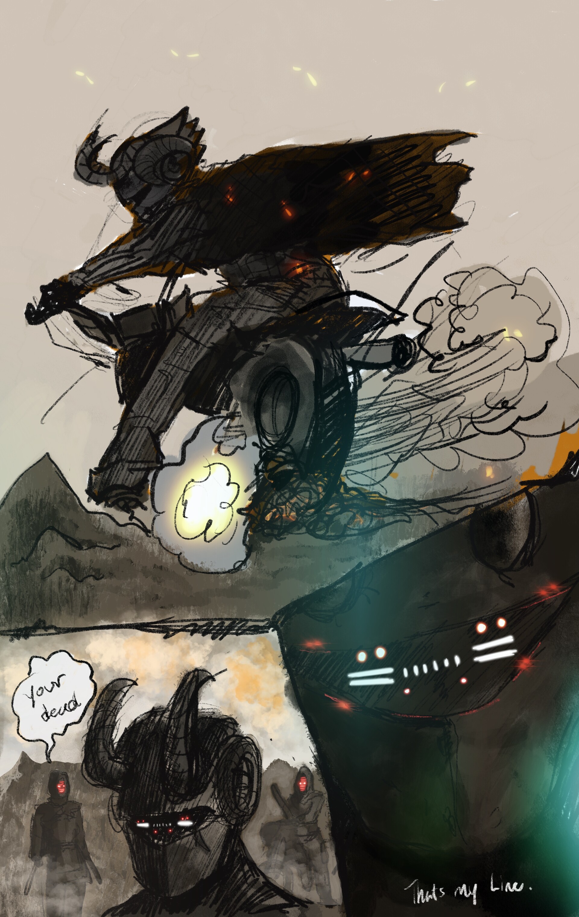 ArtStation - Experimenting with comic panels