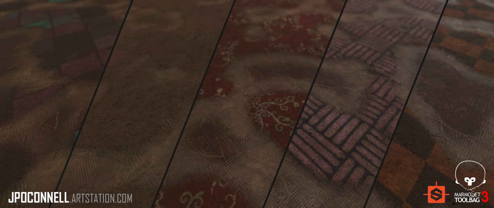 Jake O'Connell - Substance Designer Damaged Carpet