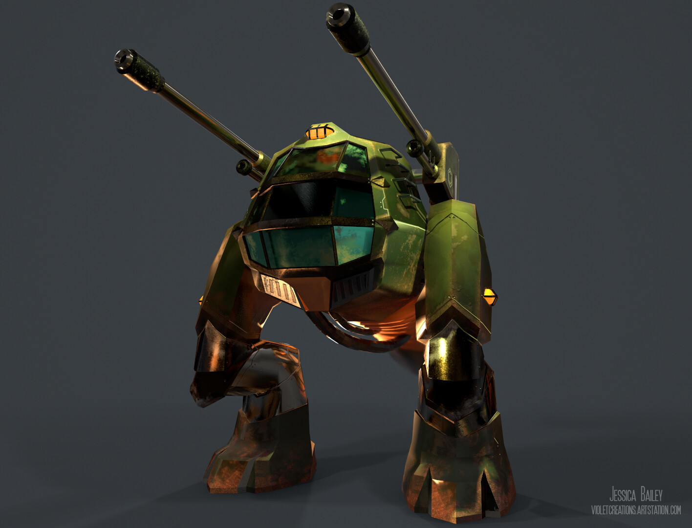 ArtStation - Scouter Mech