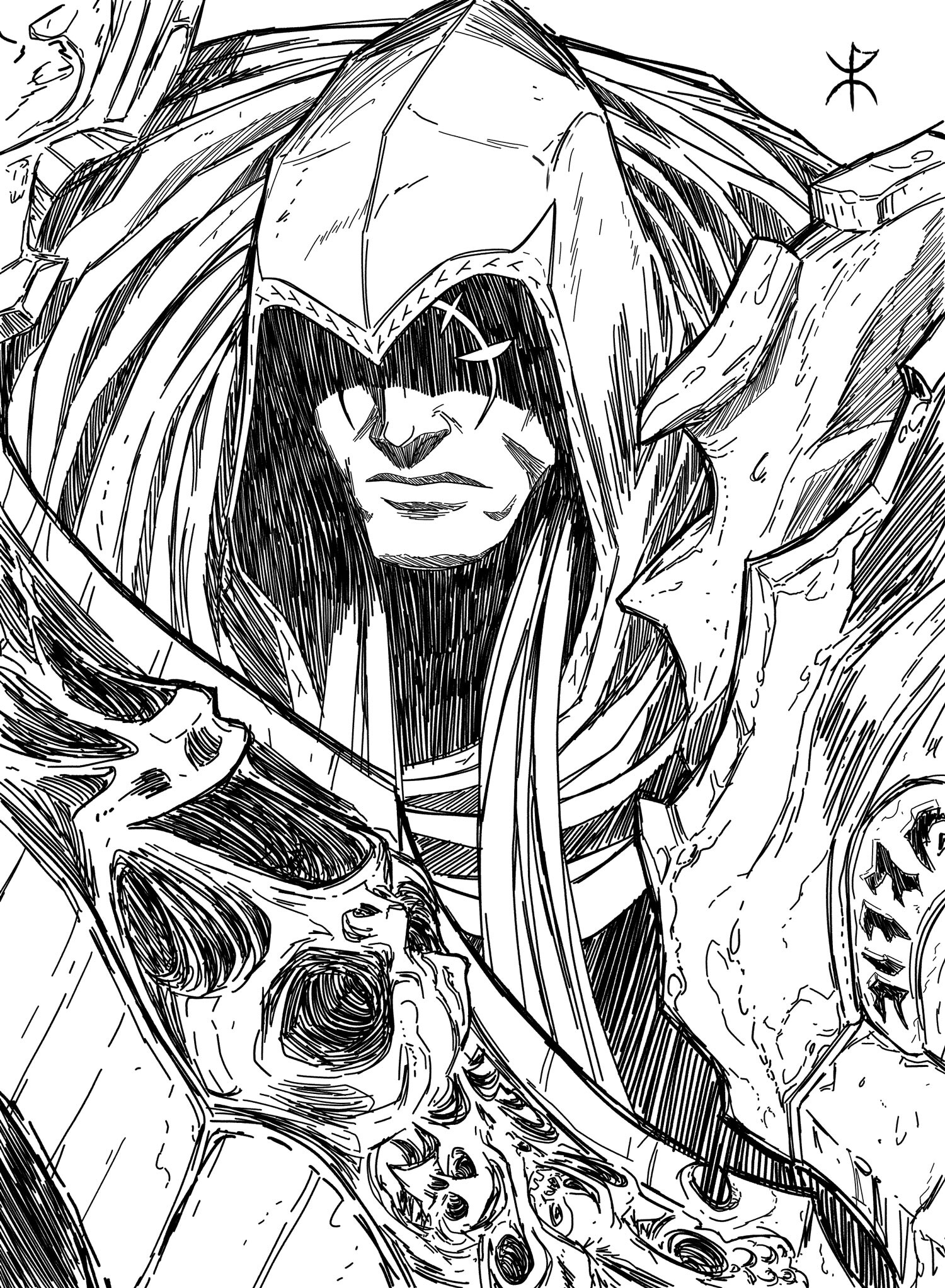 Darksiders Strife Drawing