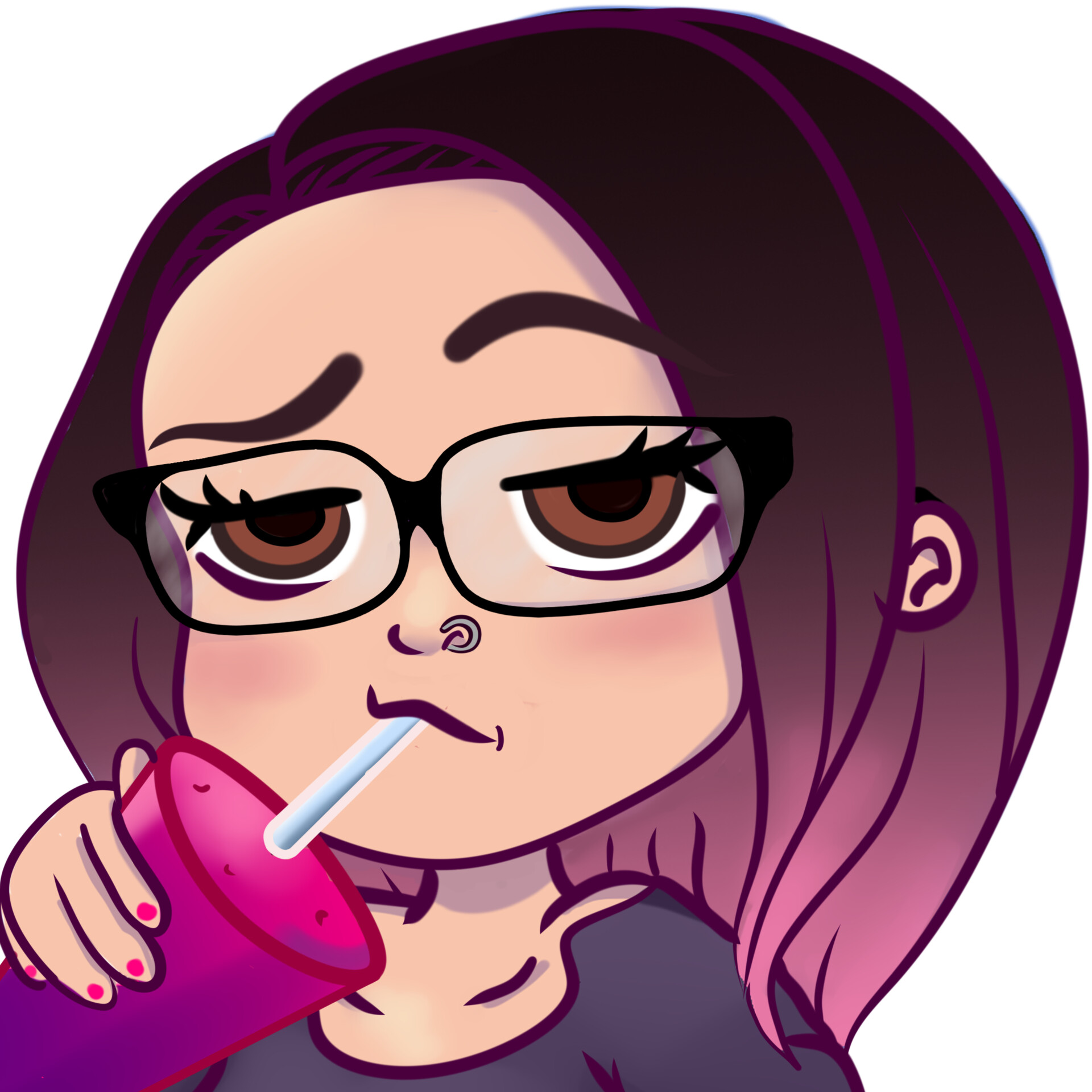 ArtStation - Twitch Emote- sippy sippy