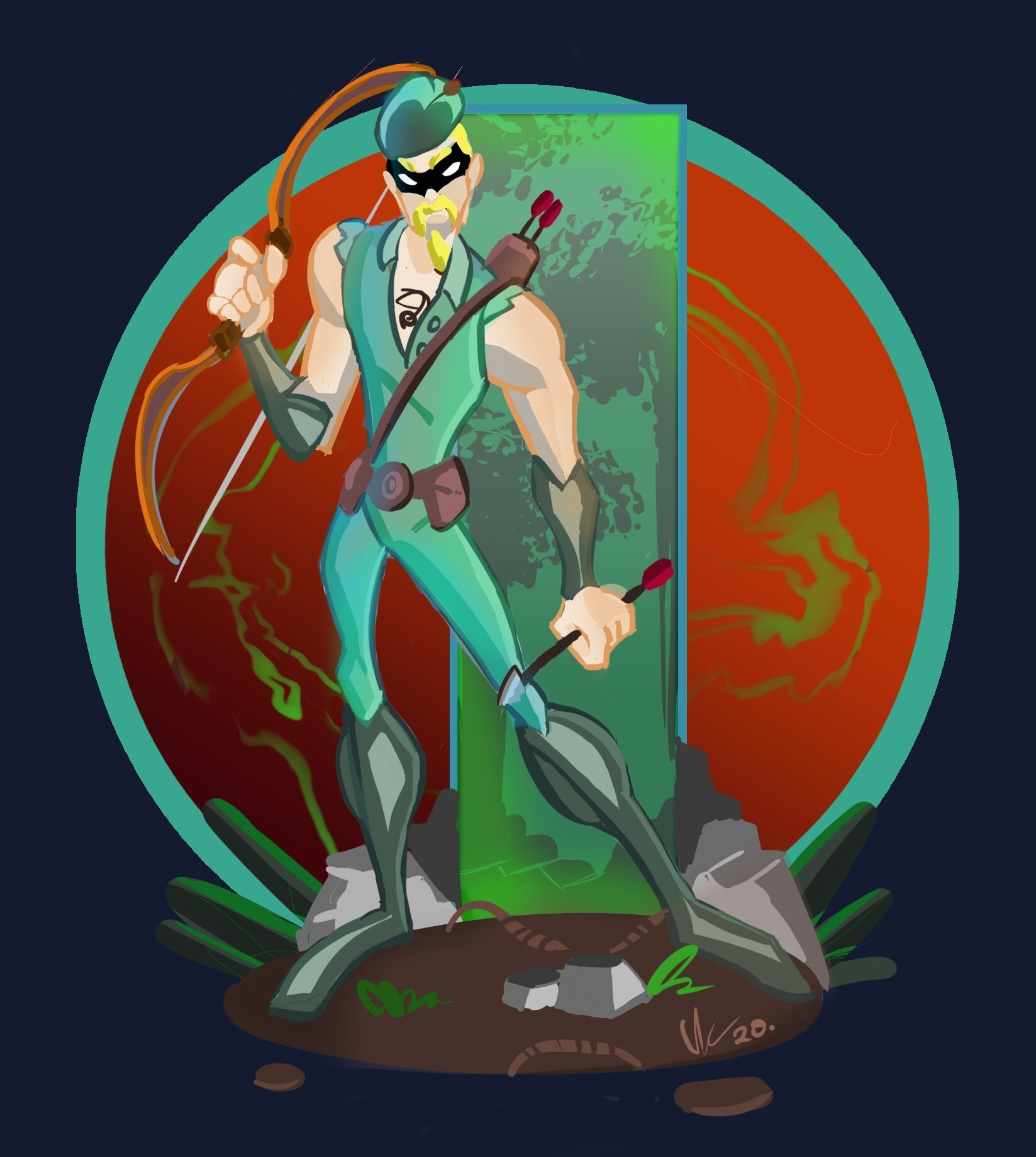 ArtStation - Green Arrow Animated Concept
