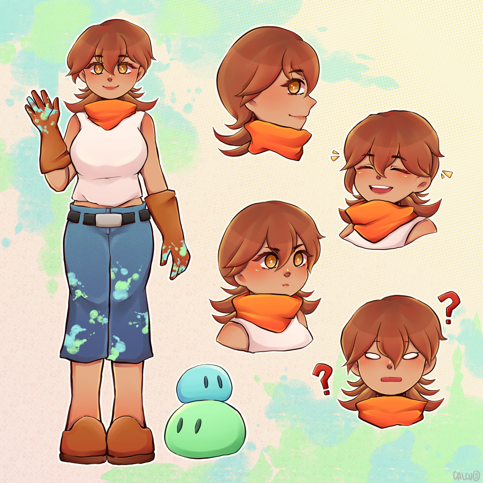 ArtStation - Minako (Character Sheet Commission)