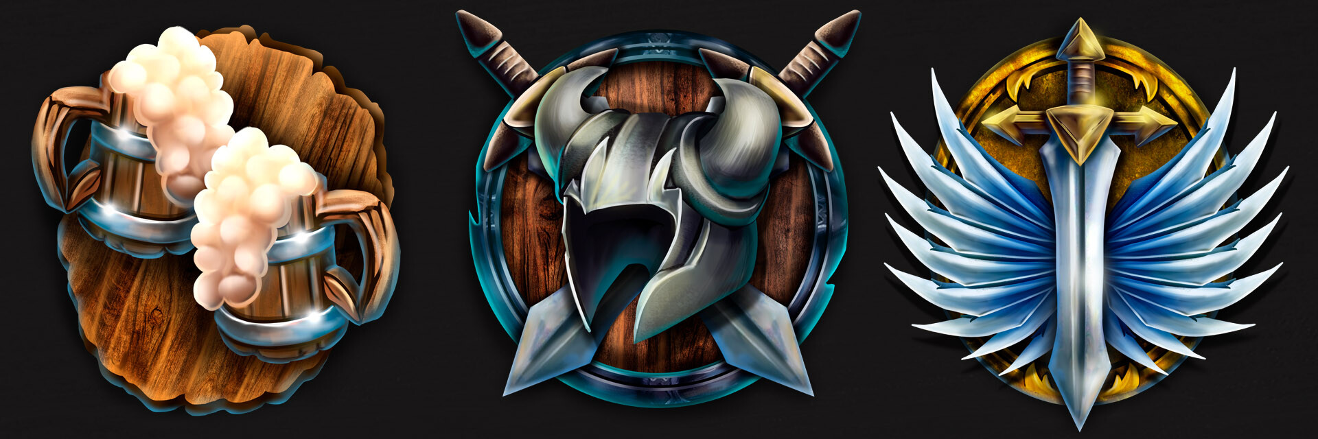 Kate Draconi - RPG clan badges