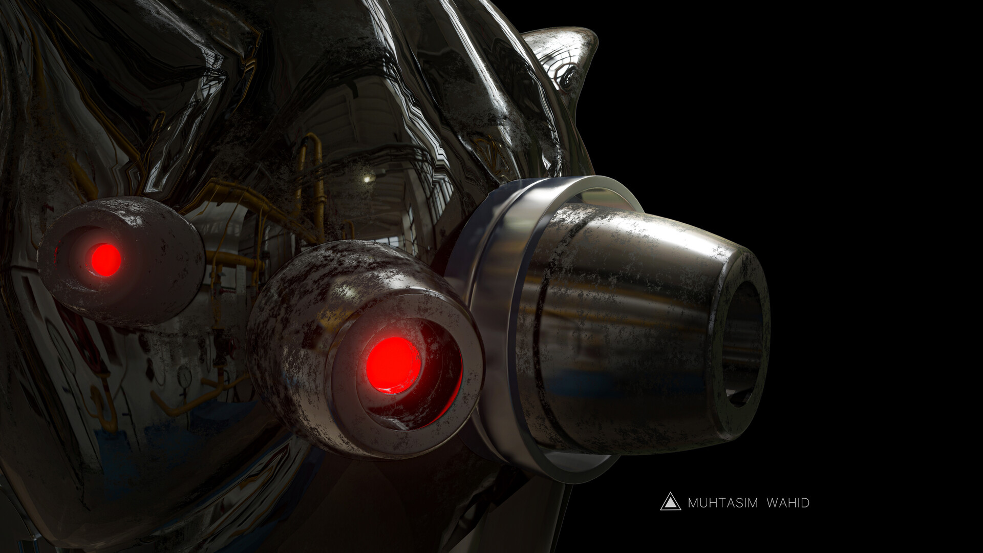 ArtStation - BOT-407 CGI Character close look