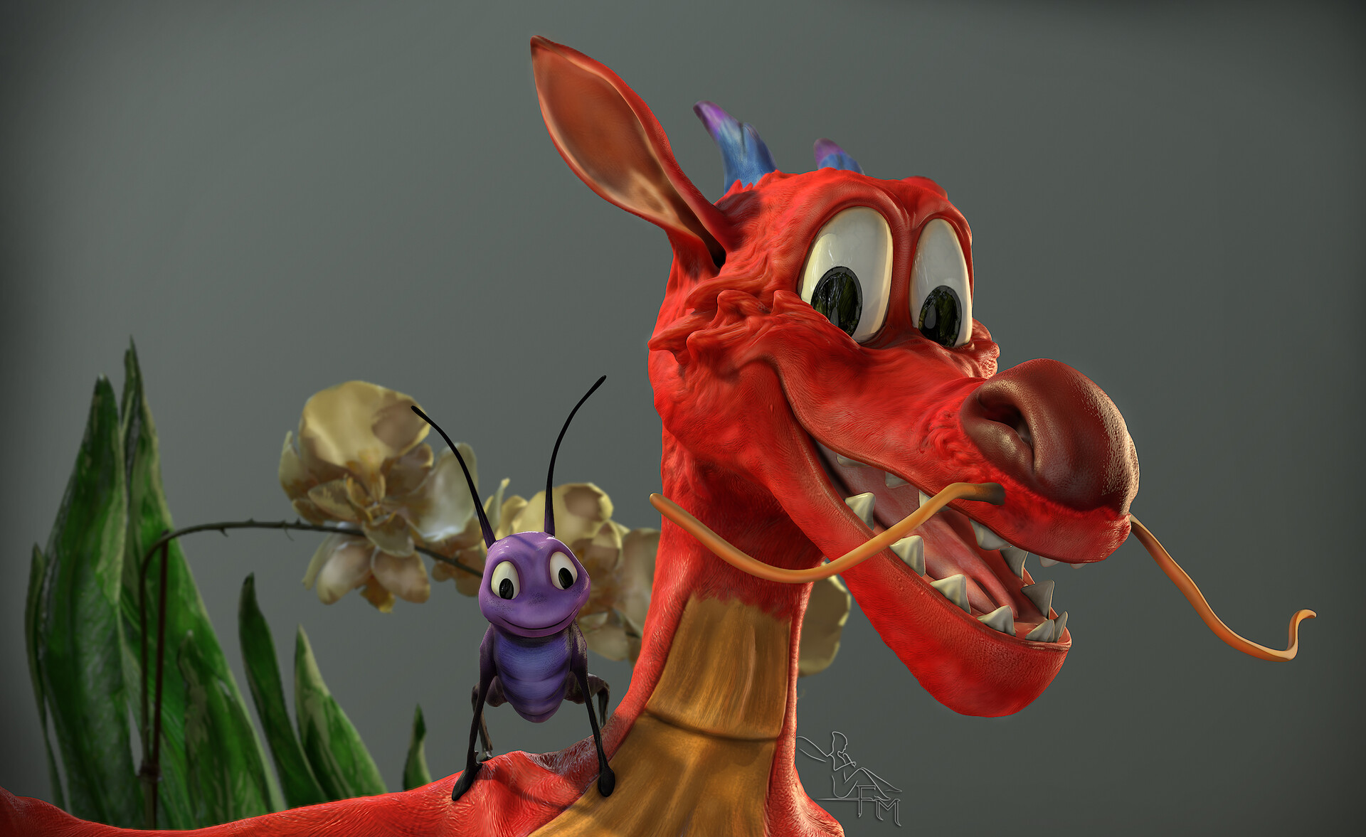 cri kee and mushu