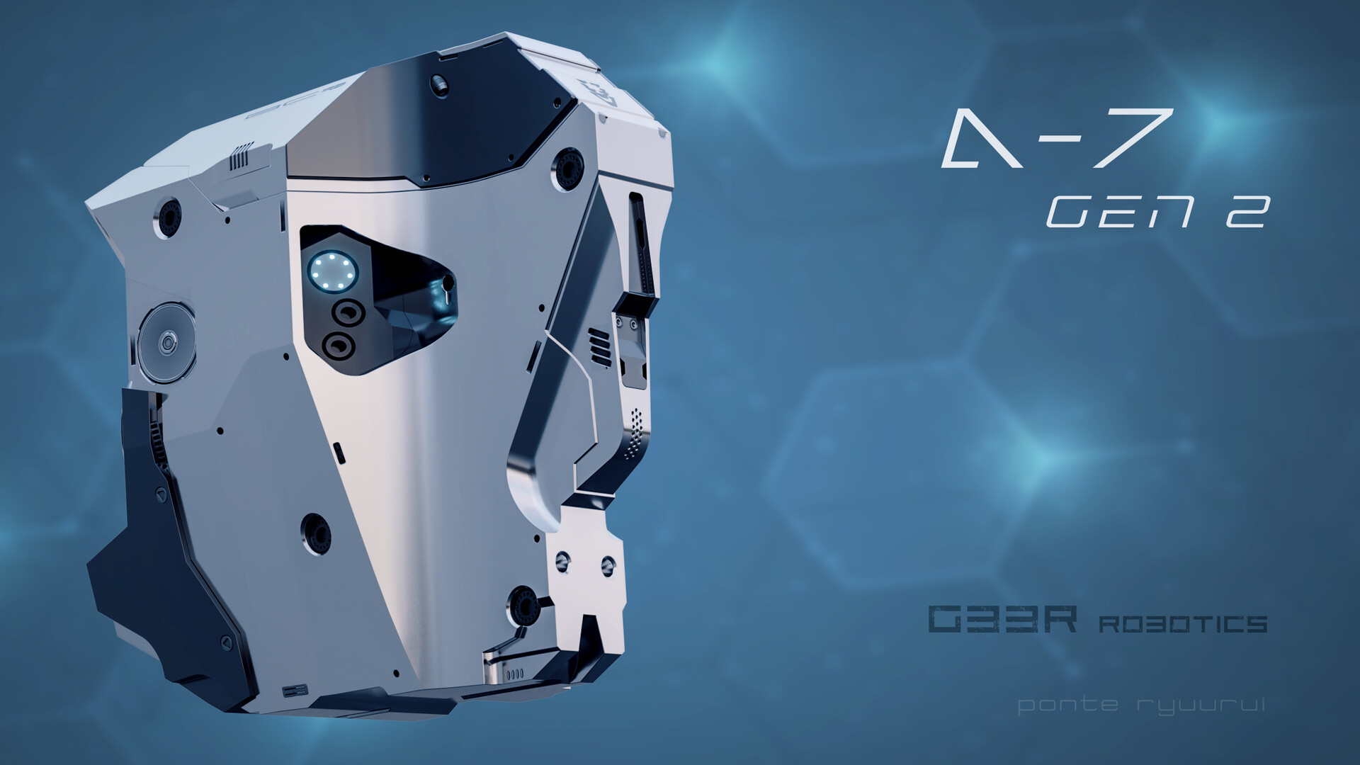 ArtStation - A7 gen2 - mech head concept
