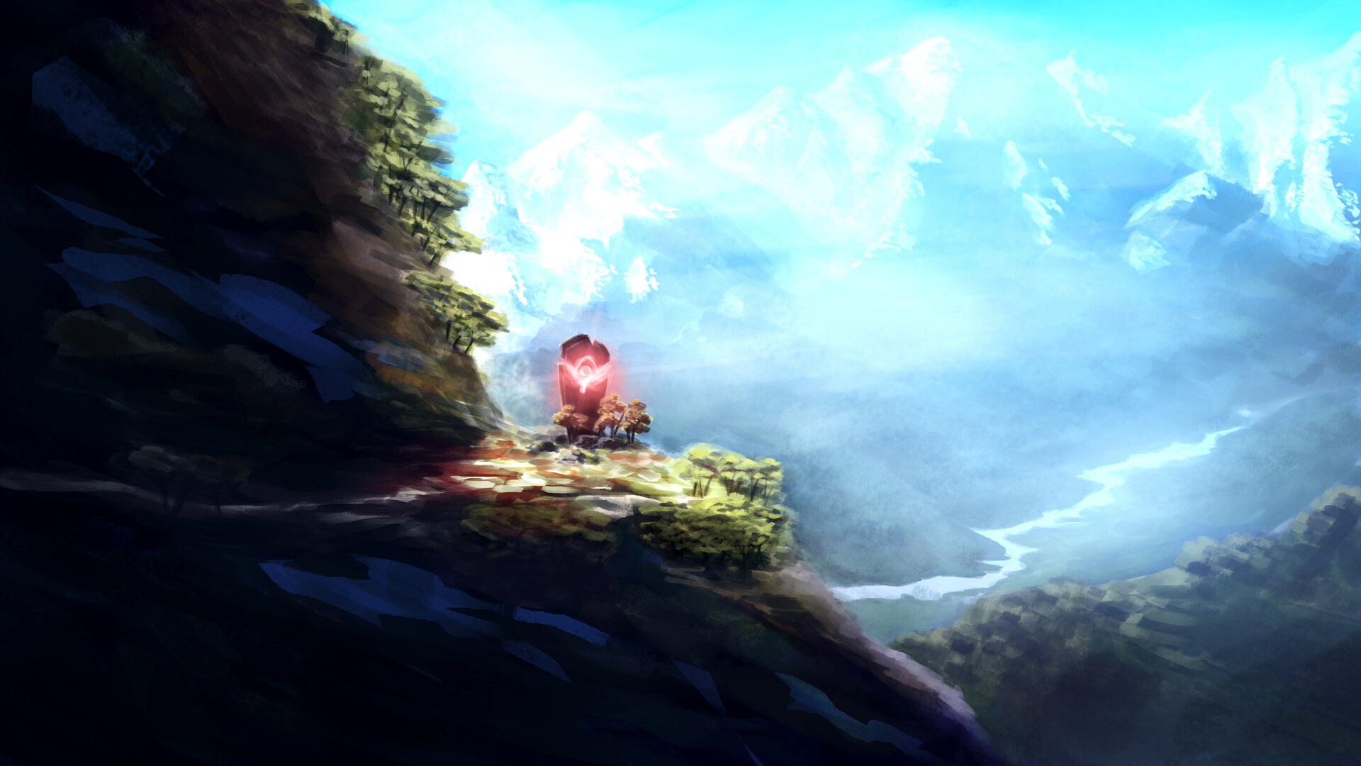 ArtStation - Magical Mountain Altar