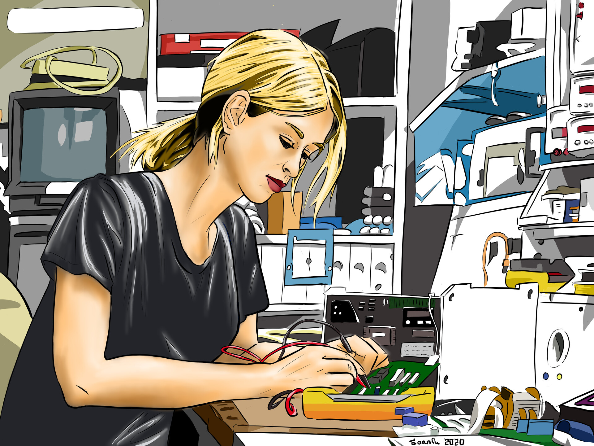 ArtStation - Engineer female