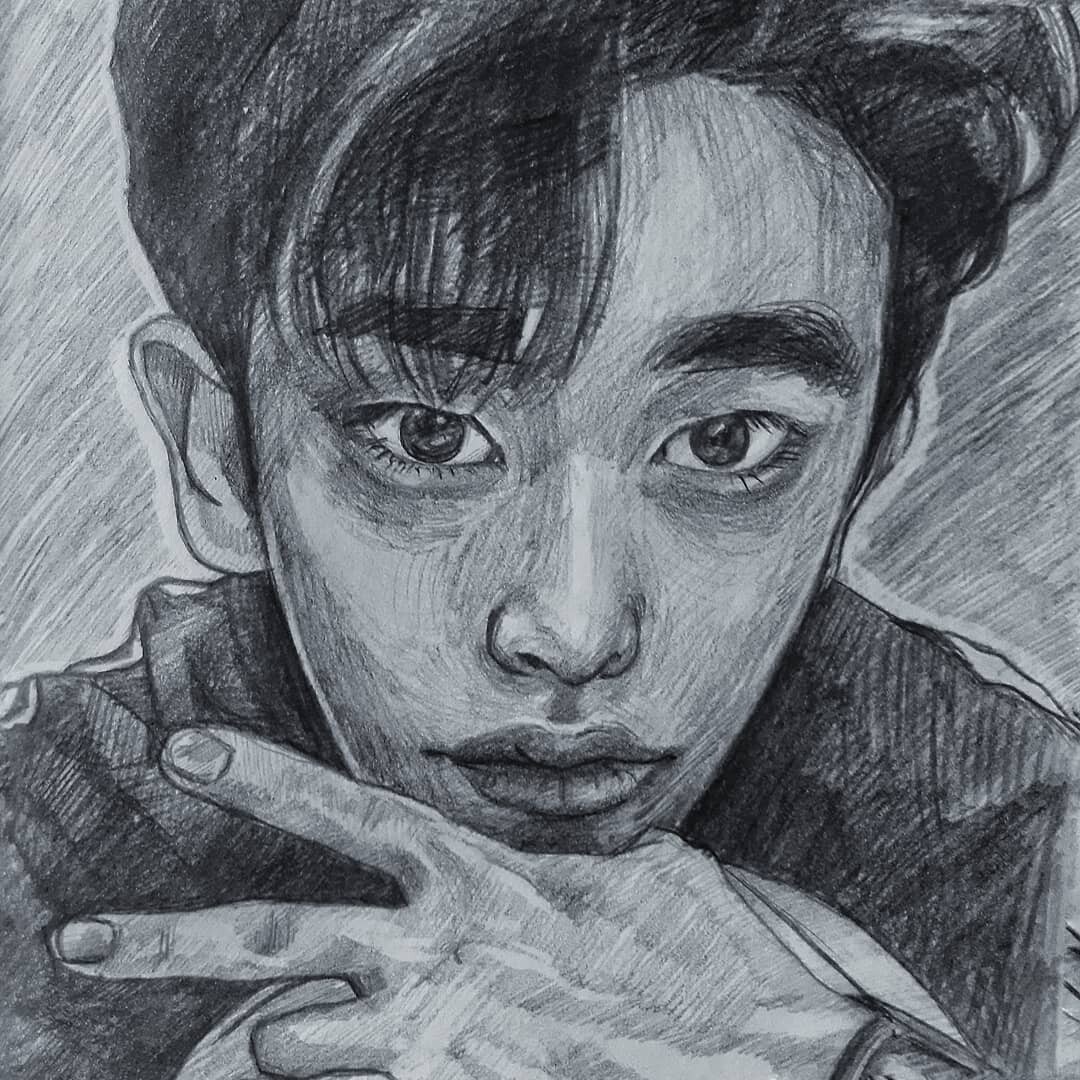 ArtStation - portrait. model: wonho