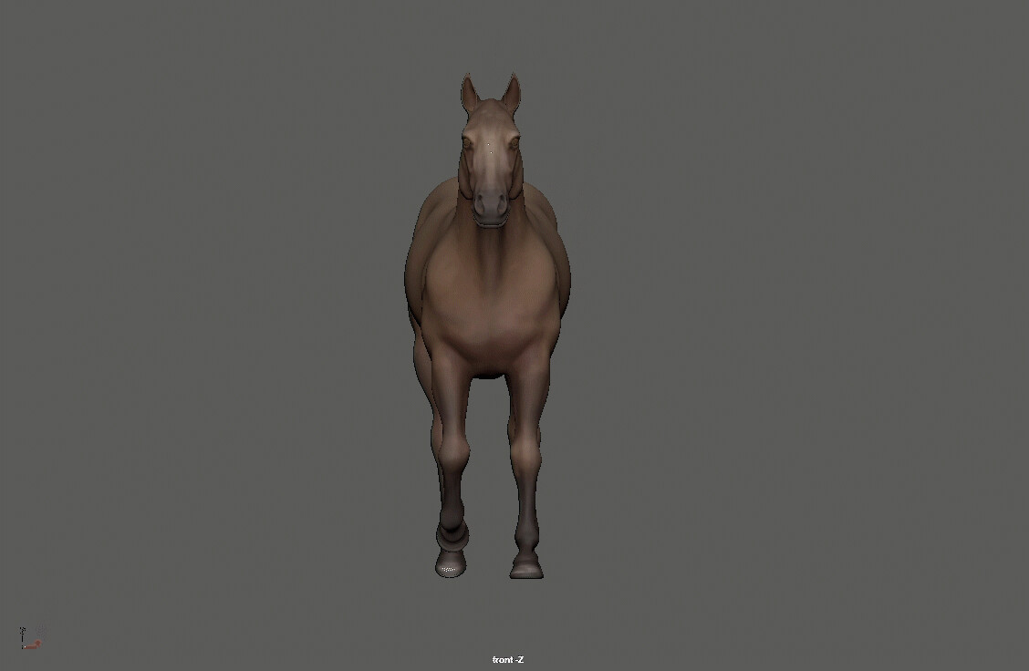 ArtStation - Animation Horse_walk