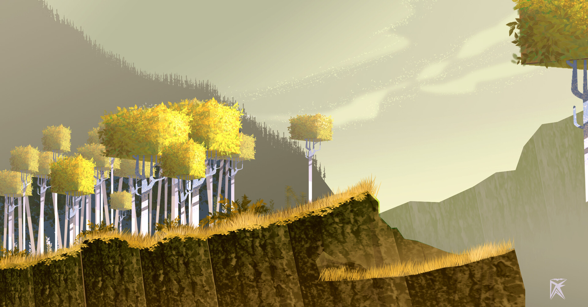 ArtStation - Toon background Matte