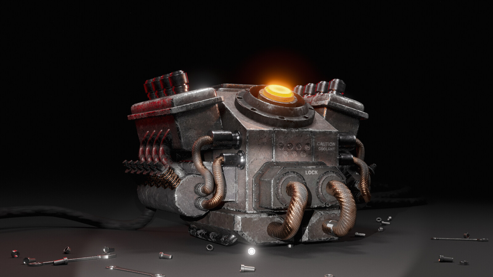 Damon Binstead - Sci fi Asset - Engine Concept