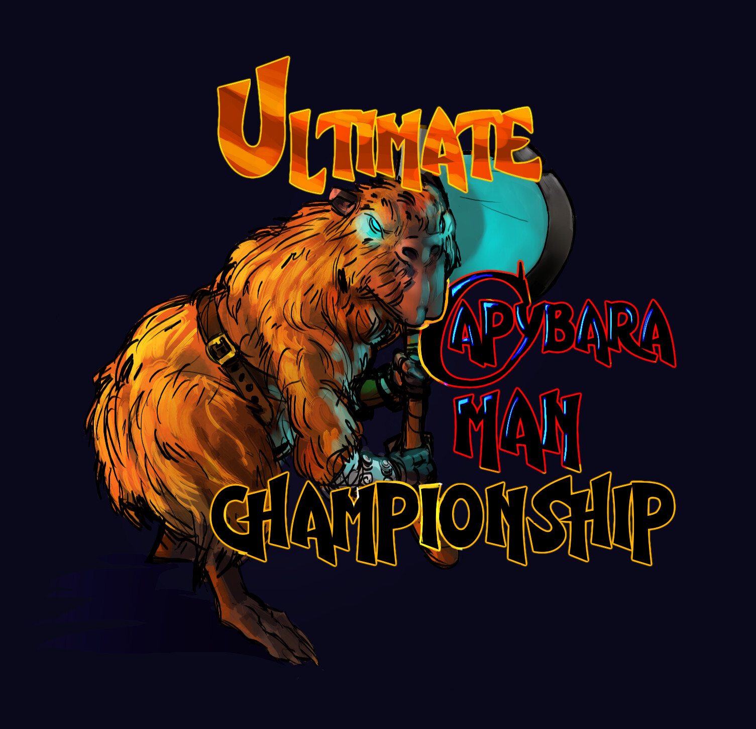 ArtStation - Ultimate Capybara Man Championship