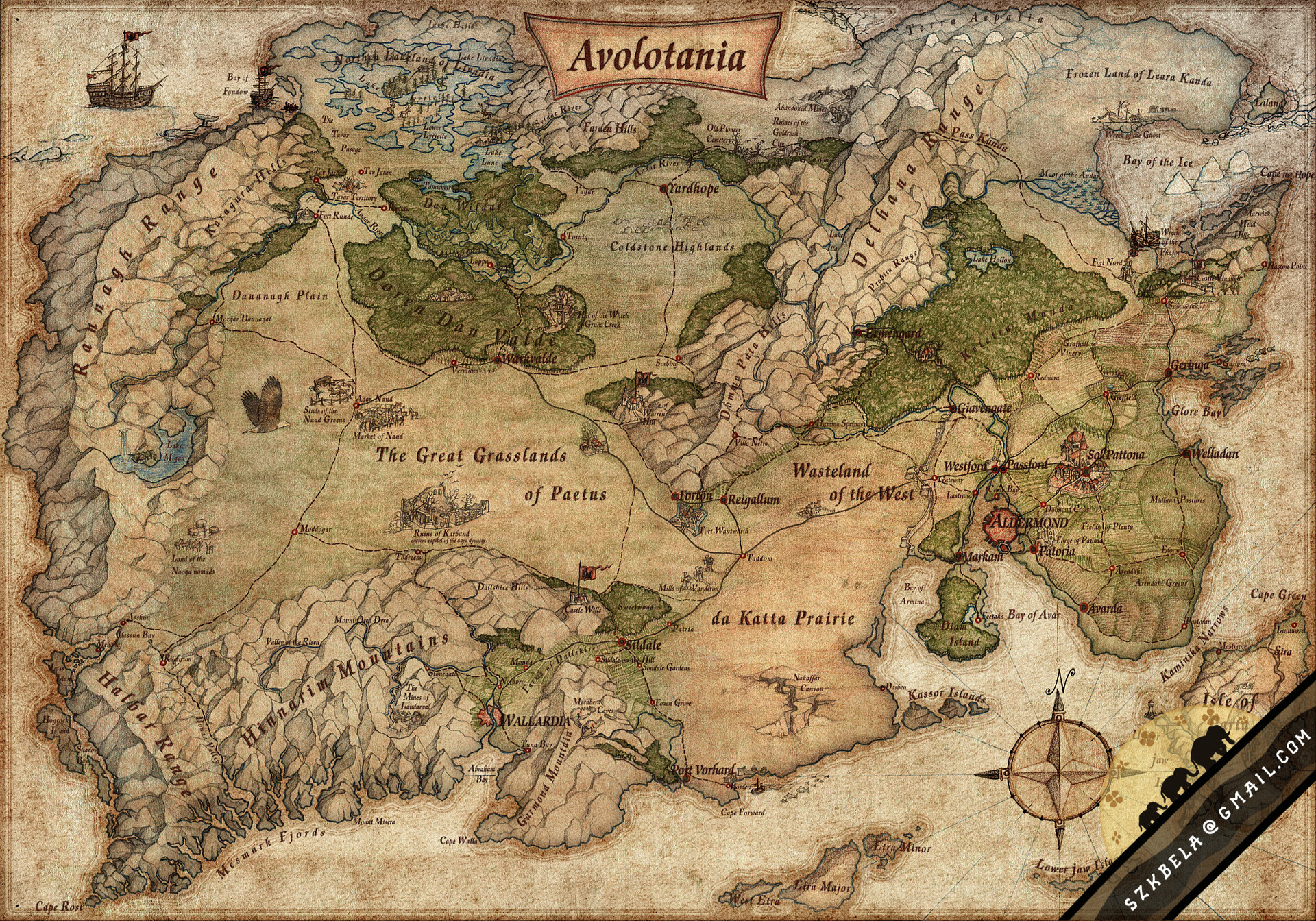 ArtStation - Map of Avolotania