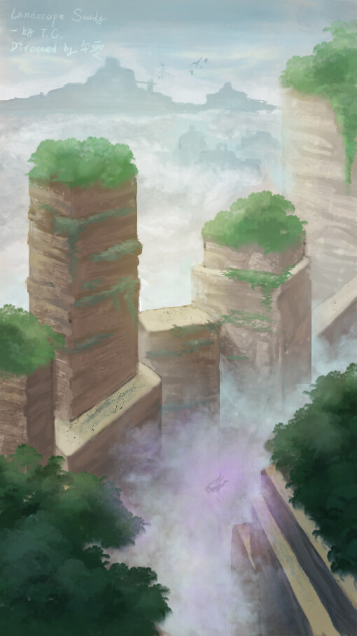 ArtStation - Landscape Study