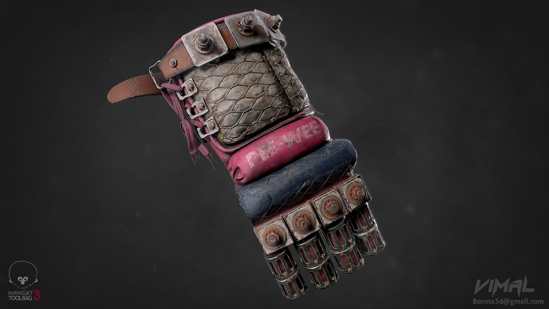 Vimal Kumar - Post apocalypse gladiator glove