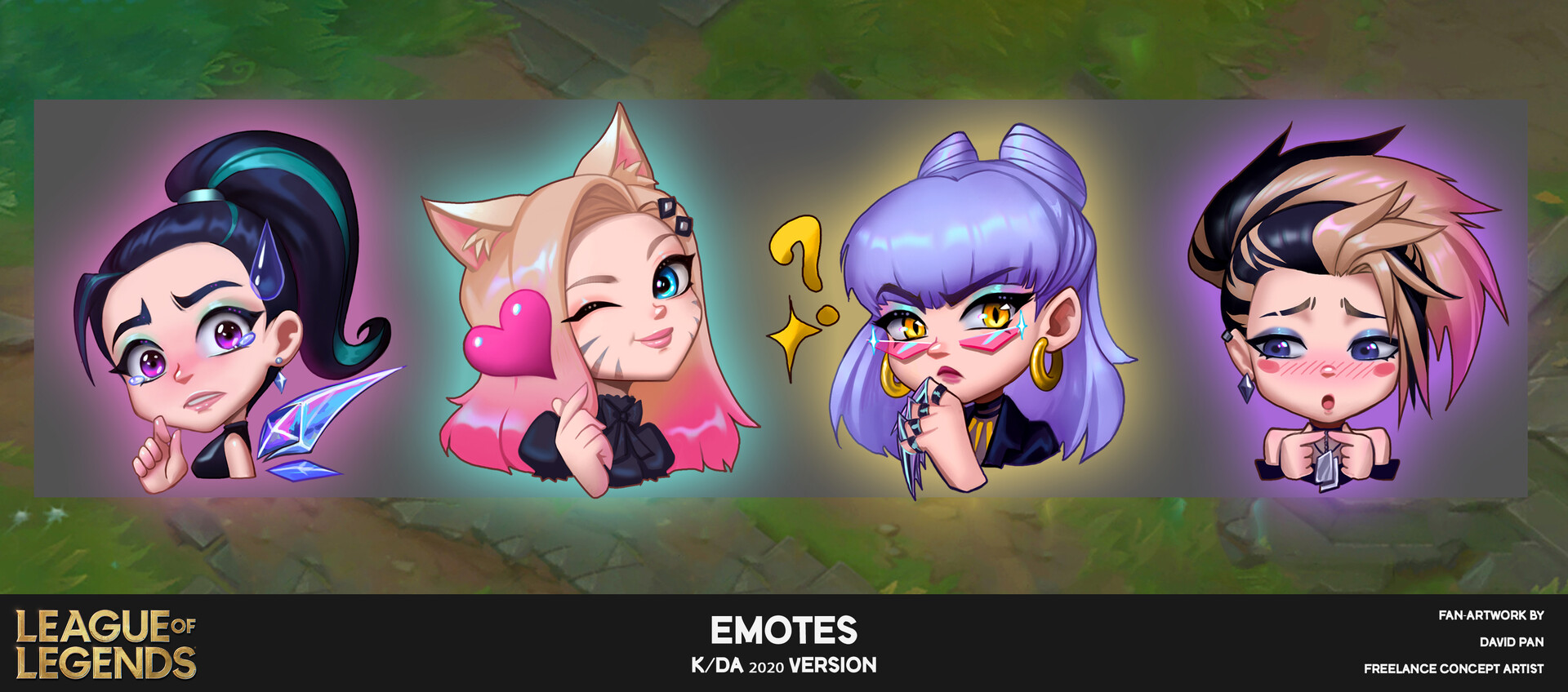 David Pan - K/DA 2020 Emotes