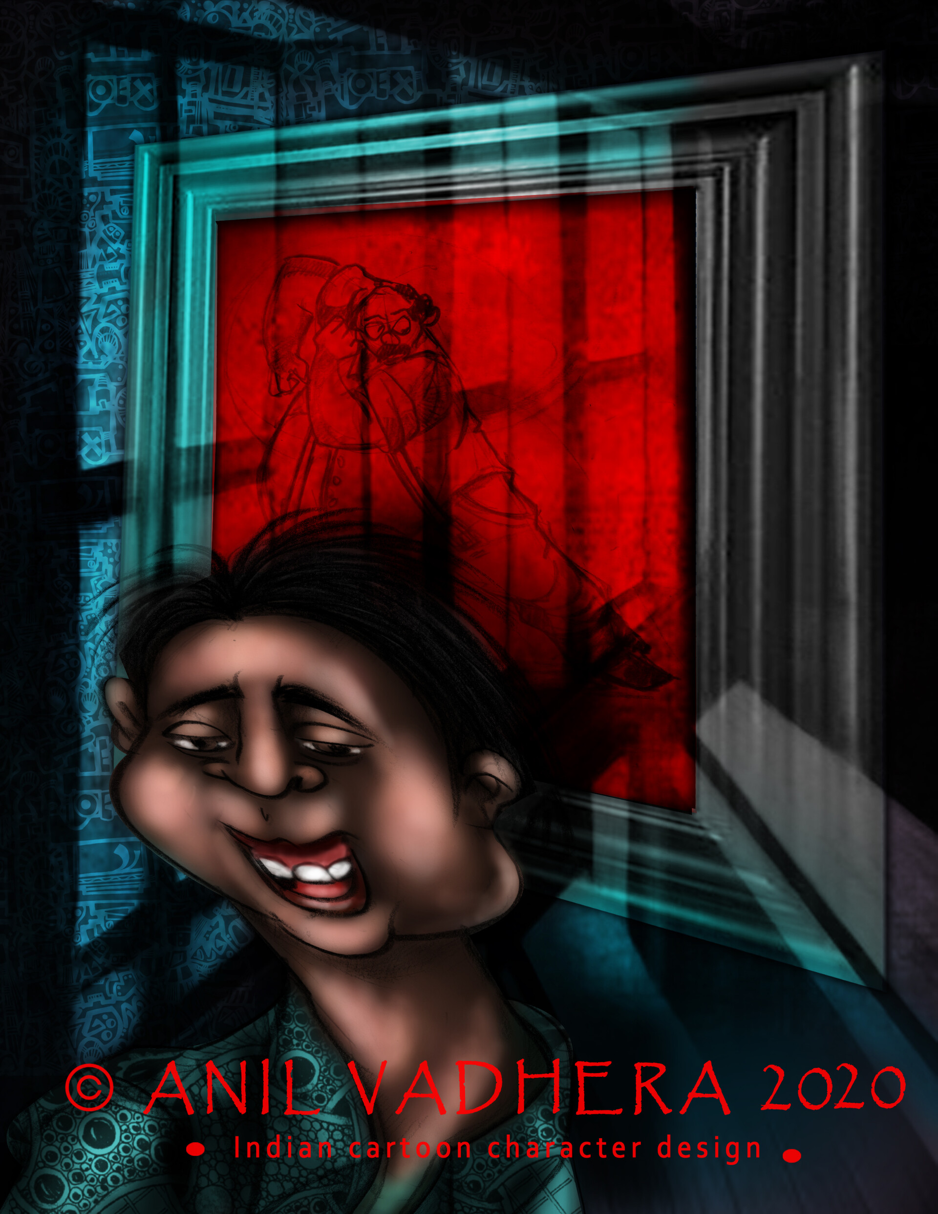 ArtStation - Indian Cartoon Character- by Anil Vadhera