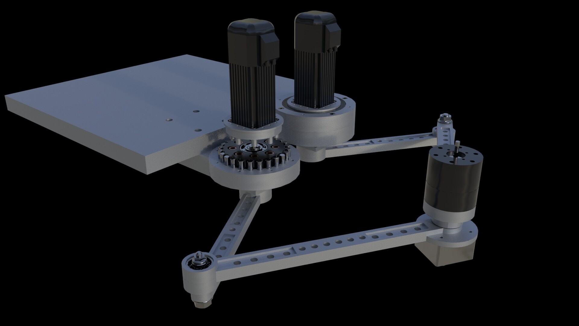 ArtStation - Cyclo drive + parallel mechanism