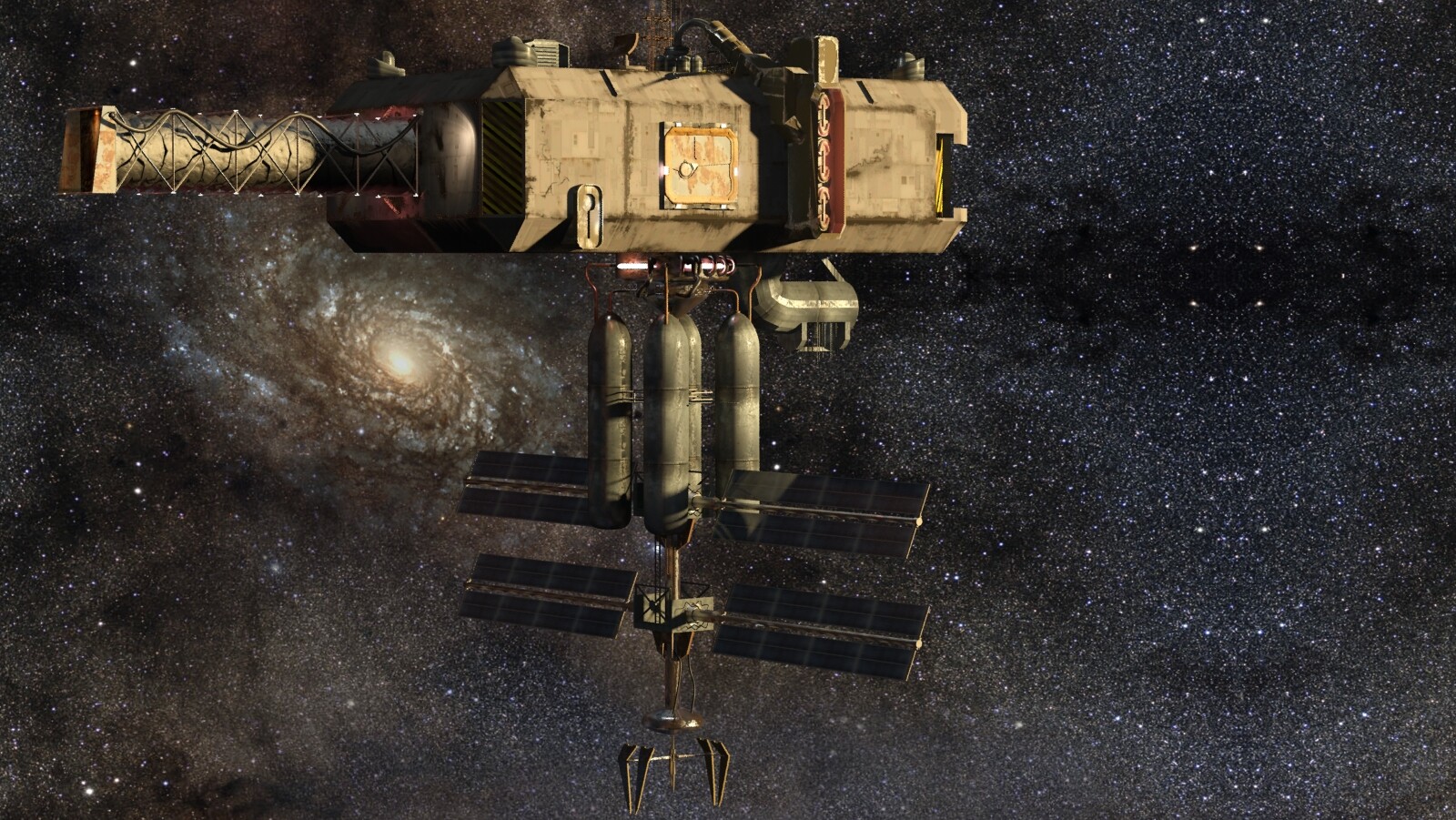 ArtStation - Deep Space Station