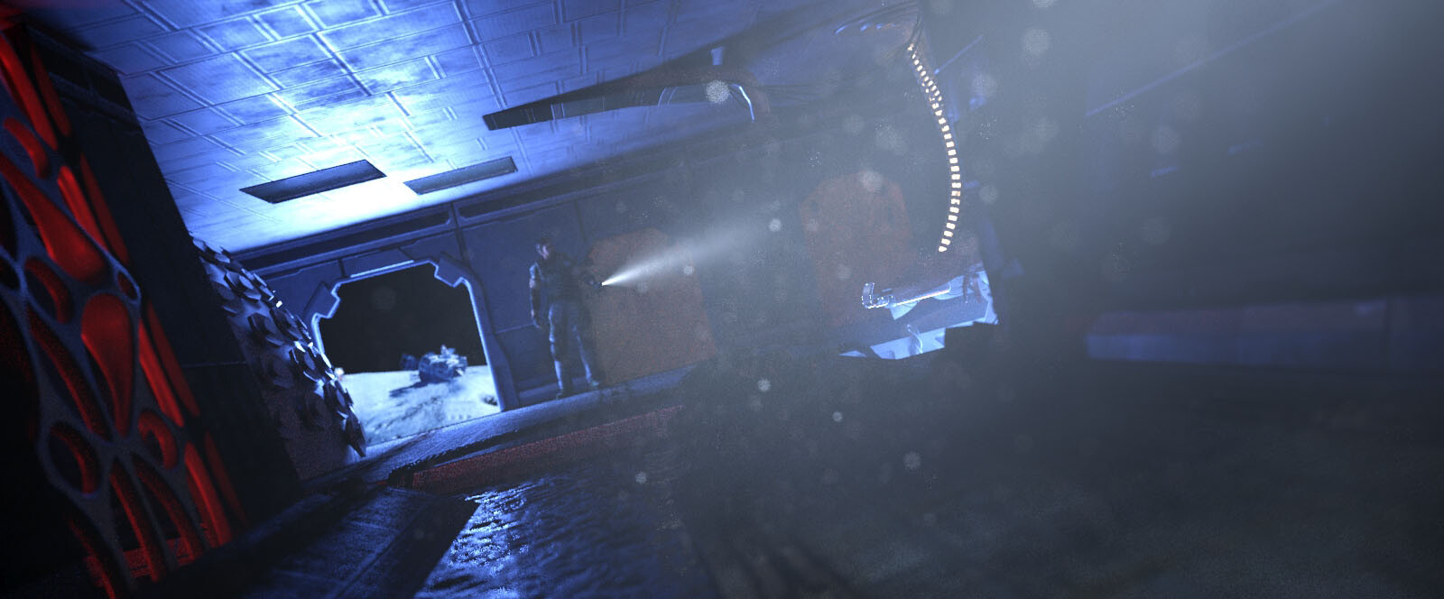 ArtStation - Crashed lab