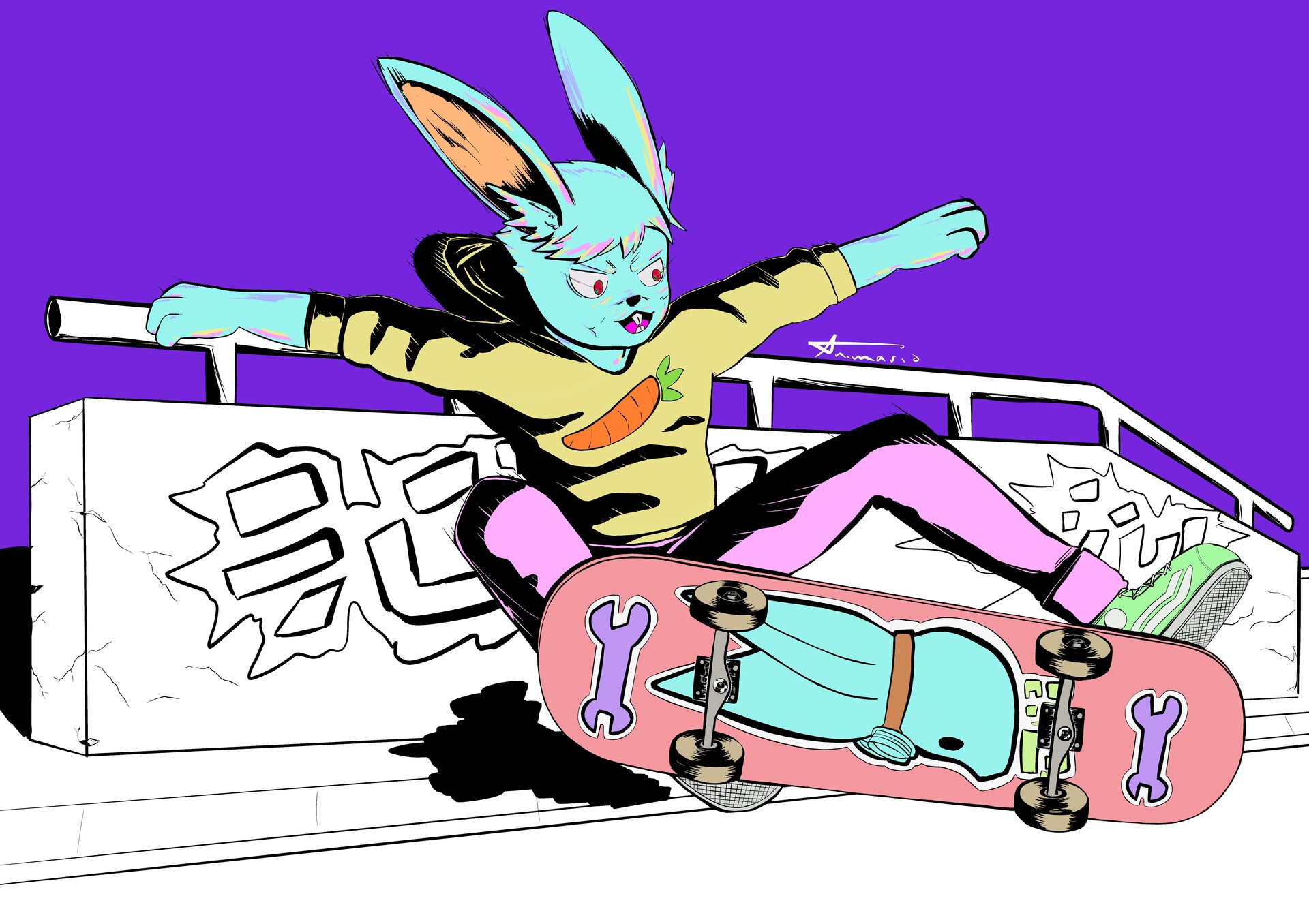 ArtStation - Skate Rabbit